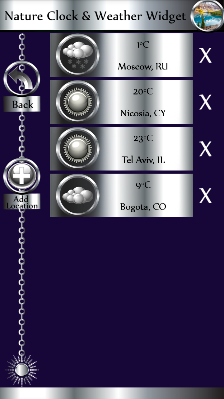 Nature Clock & Weather Widget - App on Amazon Appstore