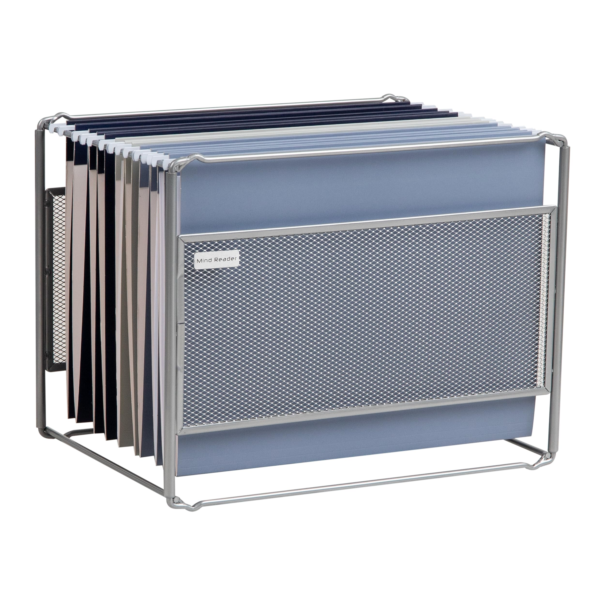 Amazon.com: Mind Reader Hanging File Folder Organizer, Desktop ...