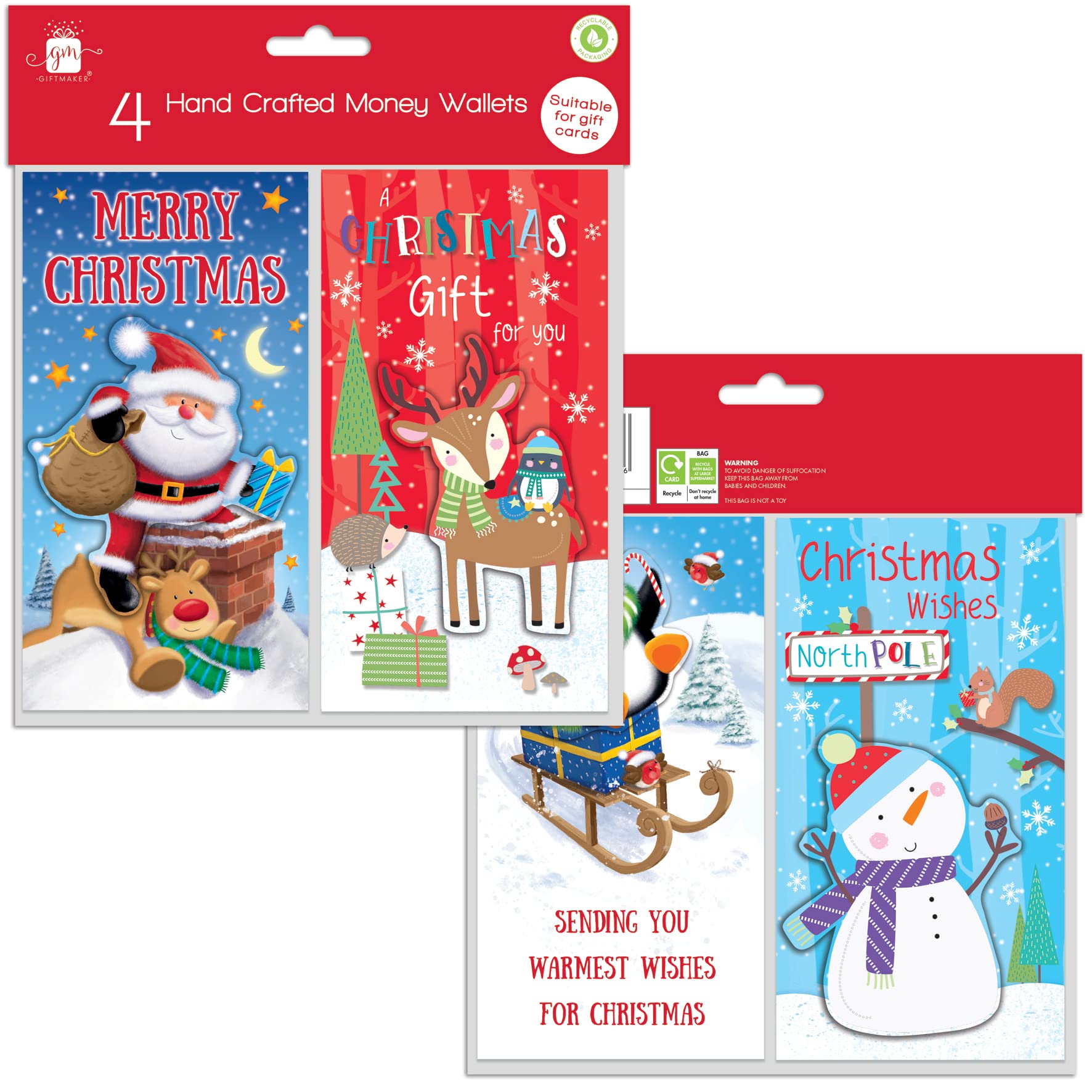 Giftmaker Collection Giftmaker XAMGC203 Hand Crafted Christmas Money ...