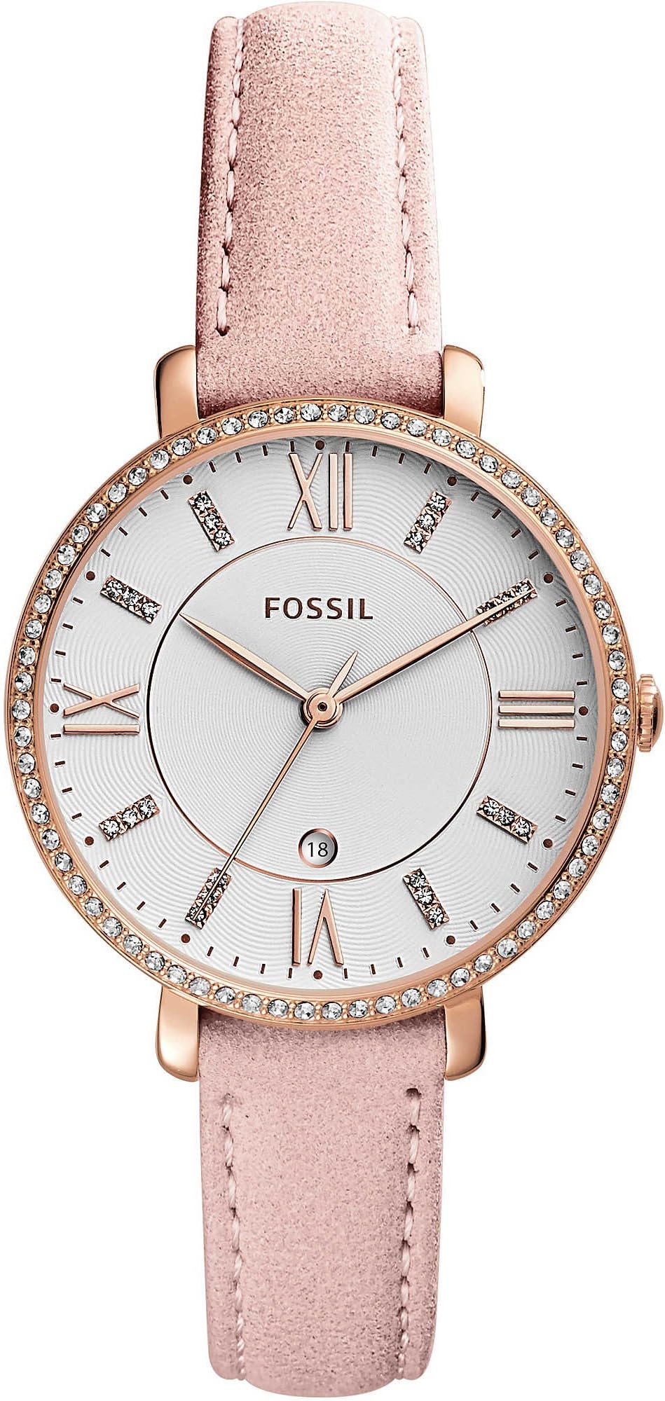 FOSSIL Damen Analog Quarz Uhr mit Leder Armband ES4303 : Amazon.de: Fashion