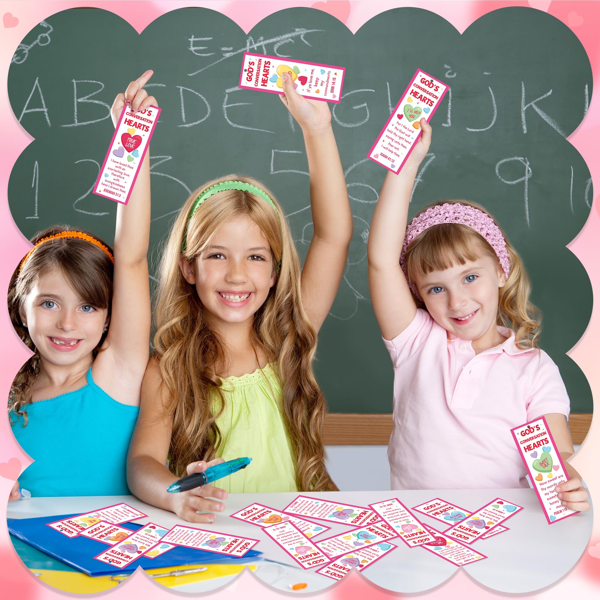 Snapklik.com : Valentines Day Bible Verse Bookmarks - 120Pcs Gods ...