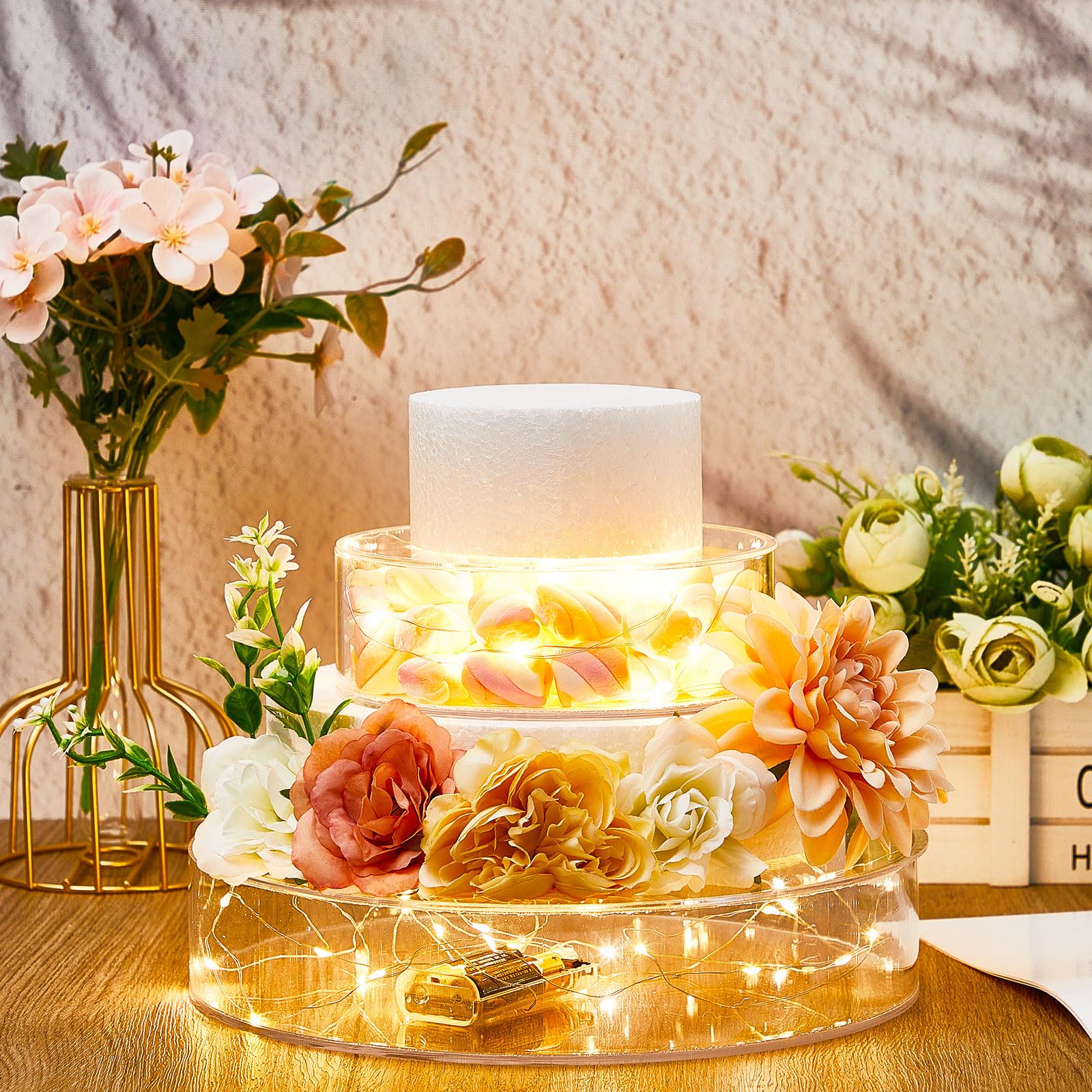 Light Up Wedding Cake Stand