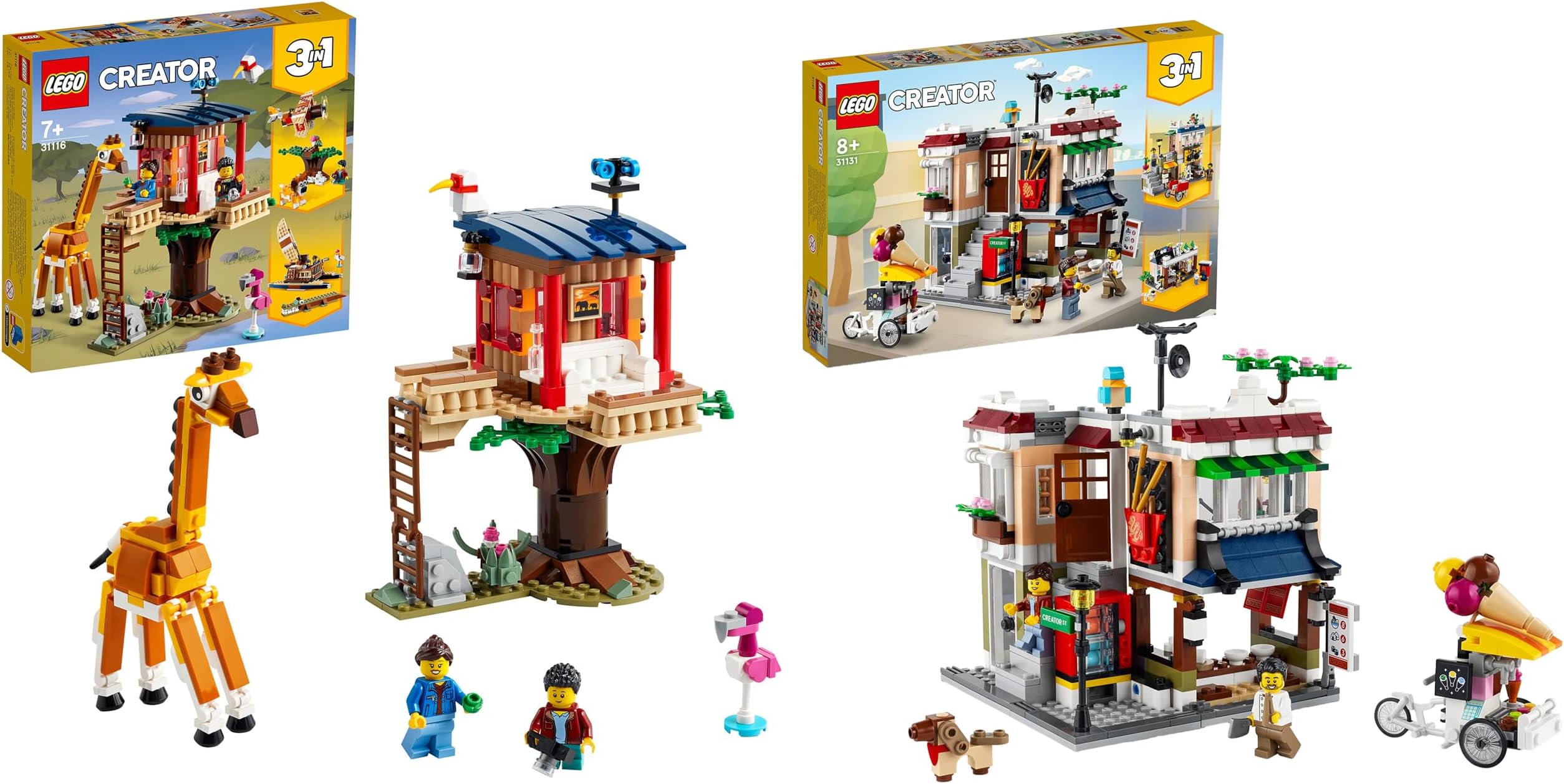 LEGO Creator 3in1 Downtown Noodle Shop 31131 Building Kit (569 Pcs ...