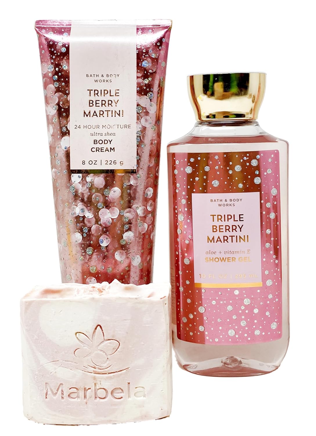 Amazon.com : Bath & Body Works Triple Berry Martini - Duo Gift Set ...
