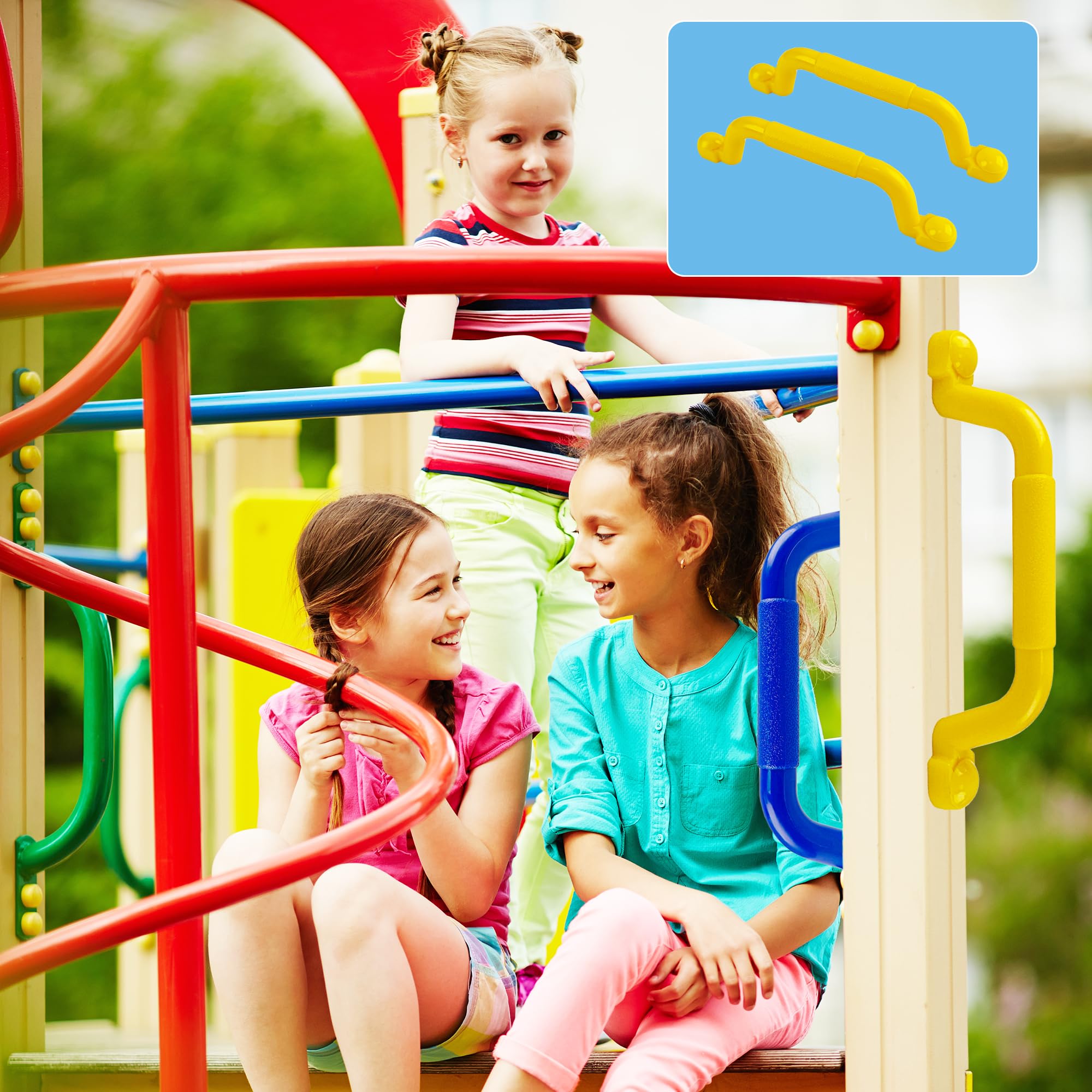 Snapklik.com : KINSPORY 10.6 Climbing Handles, 4pc Playground Safety ...