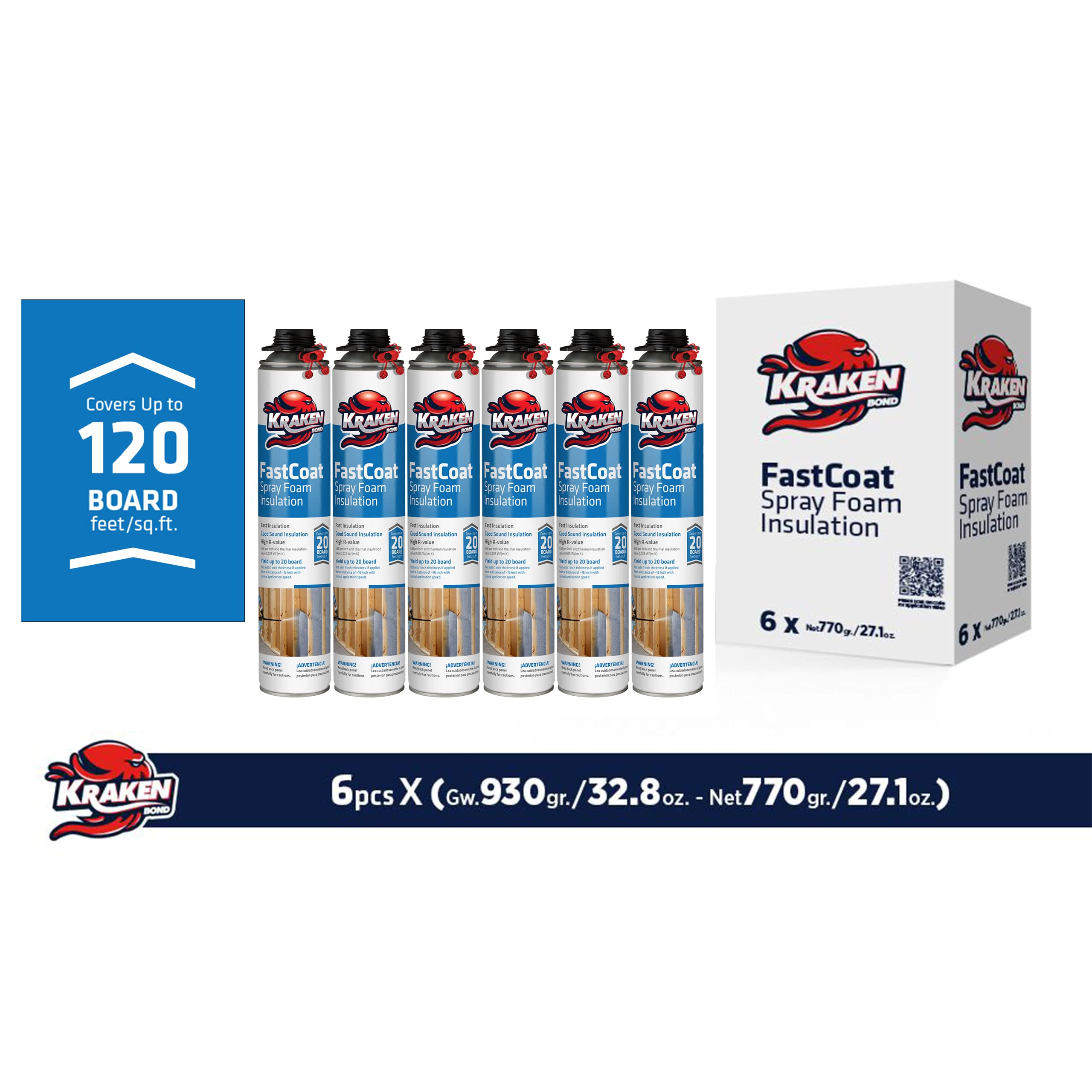 Kraken Bond Foam Dispensing Gun Kraken Bond PRO Foam Spray Gun - 8 Inch ...