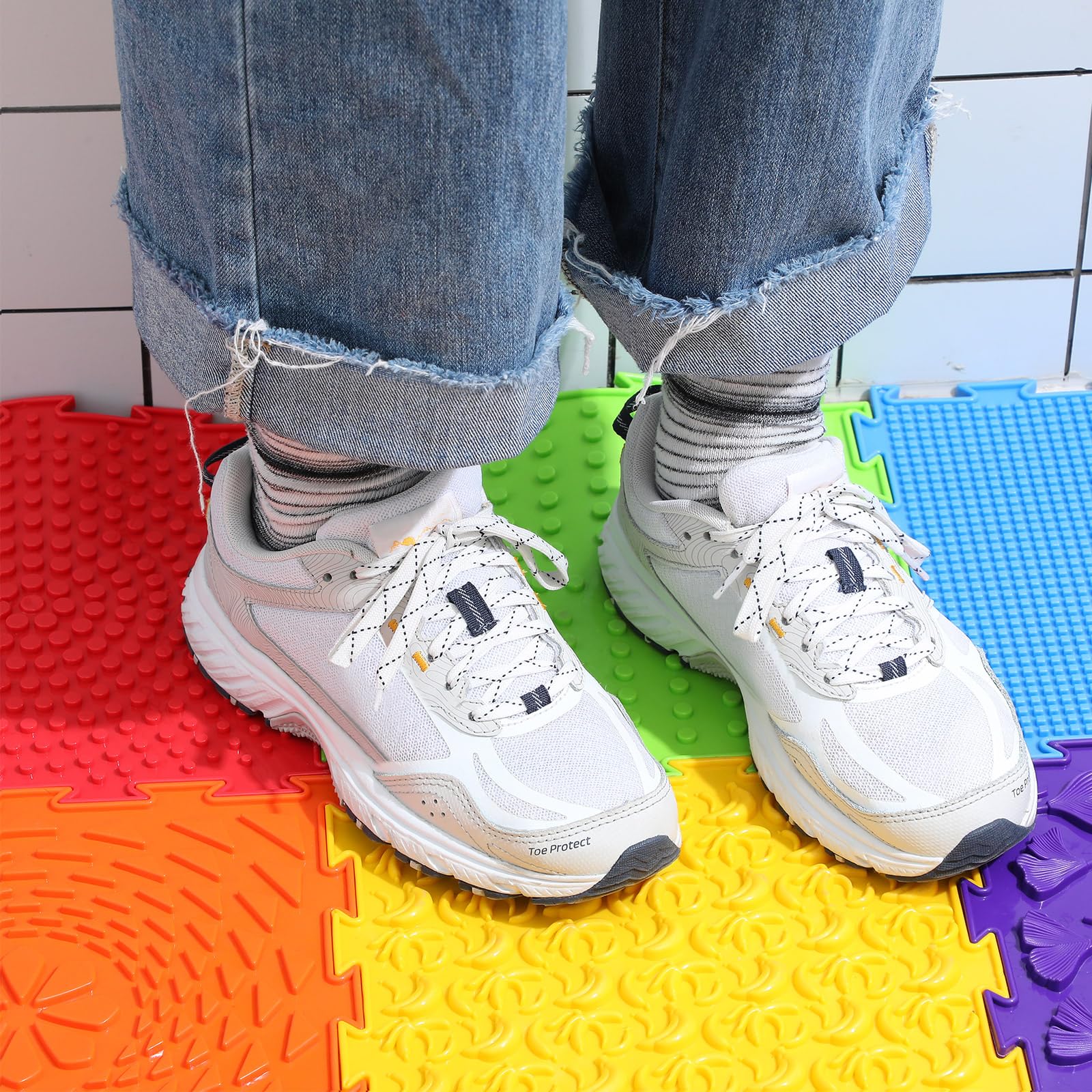 Snapklik.com : Maitys 7 Pcs Sensory Mat For Autistic Massage Mats ...