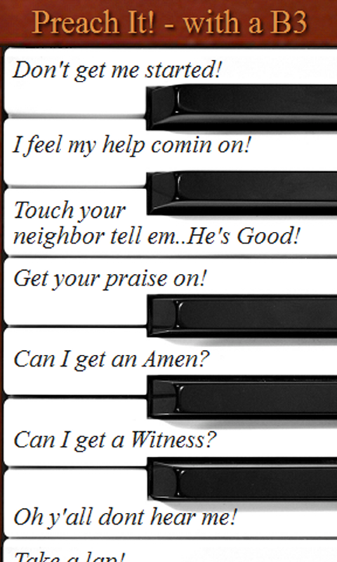 Preach It! - with a B3 - App on Amazon Appstore