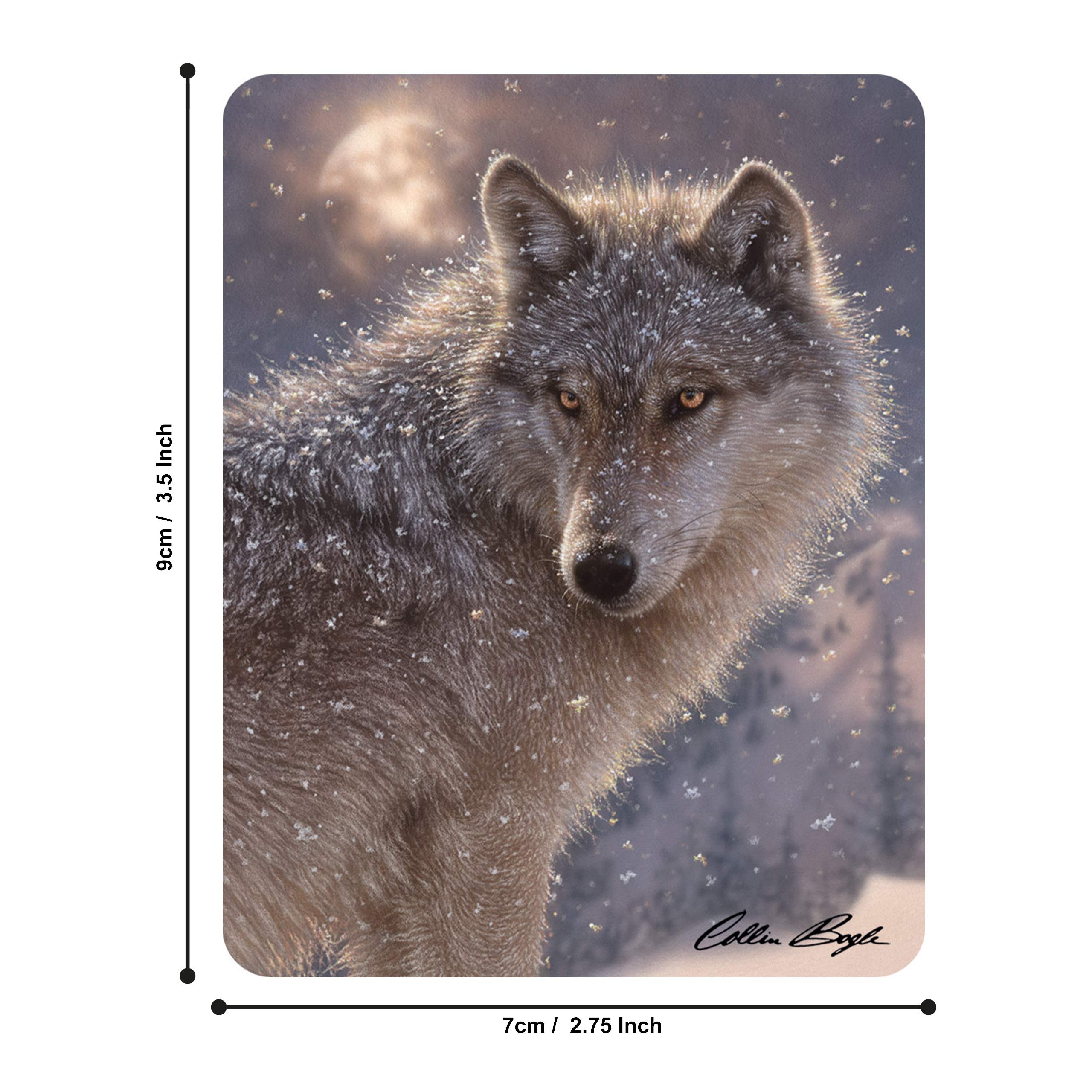 Snapklik.com : 3D LiveLife Magnet - Lone Wolf From Deluxebase Lenticular 3D Wolf Fridge Magnet ...