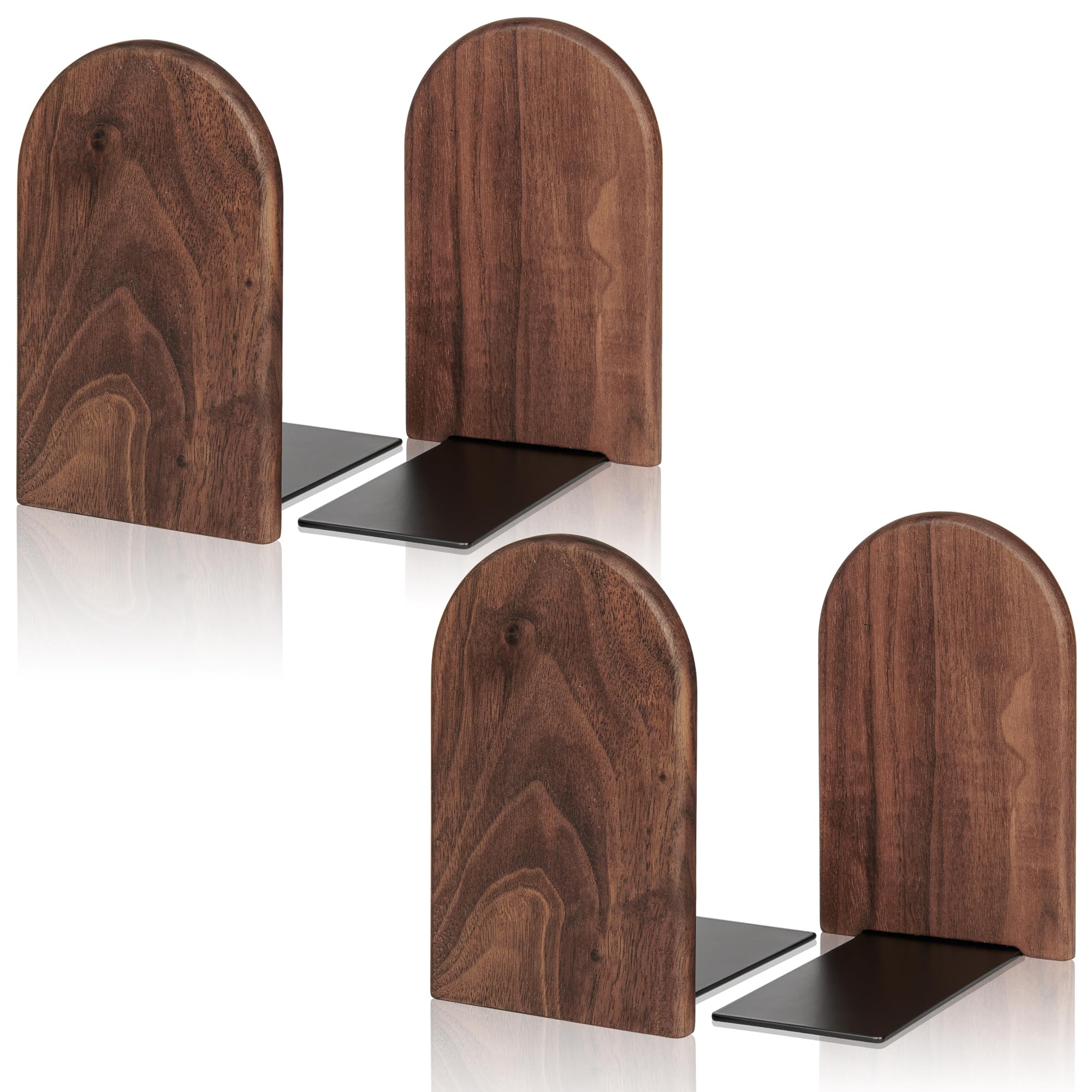 Amazon.com: Book Ends,Bookends Wood Book Ends Universal Economy Bookend ...