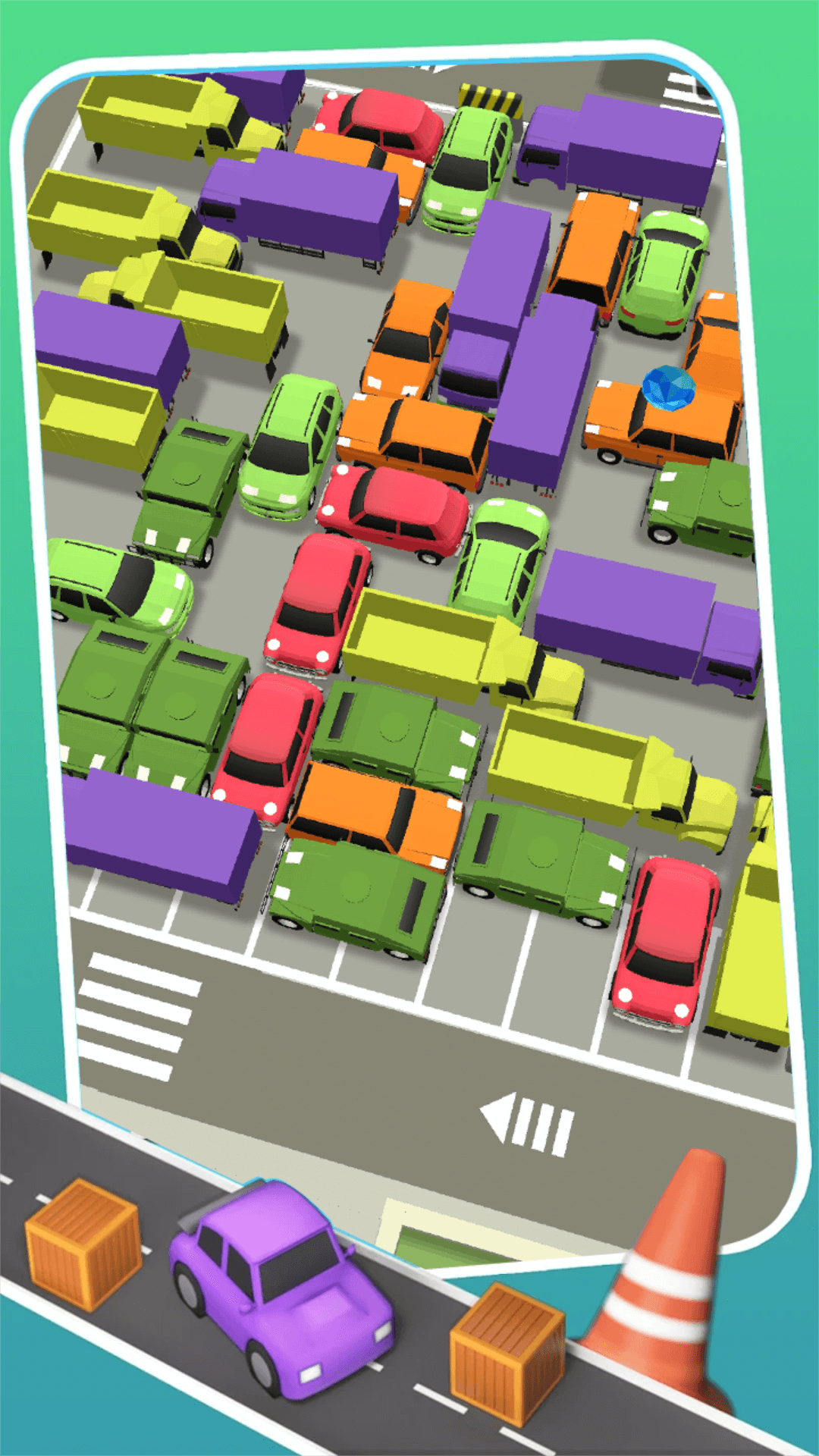 Traffic Maze Master: how to drive your car out off this jam parking ...