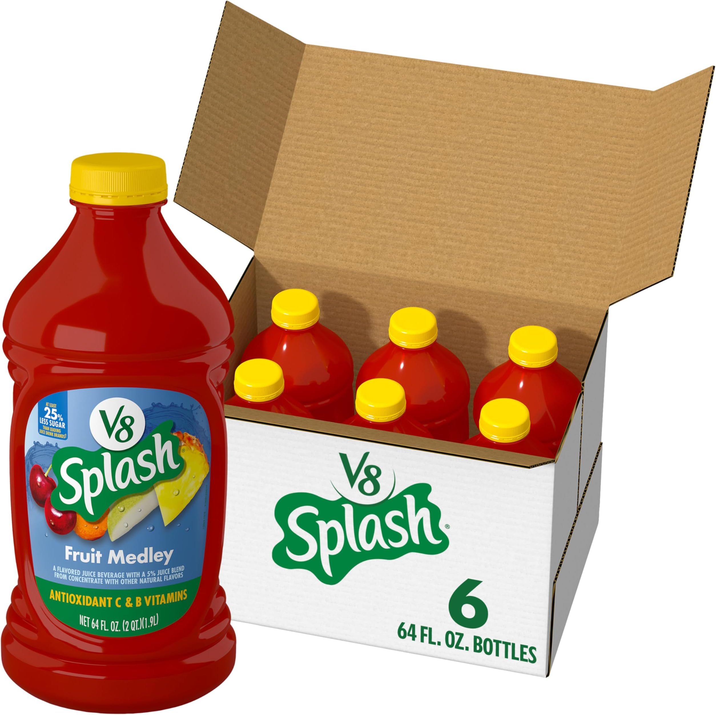 Amazon.com : V8 Essential Antioxidants 100% Vegetable Juice, Vegetable ...