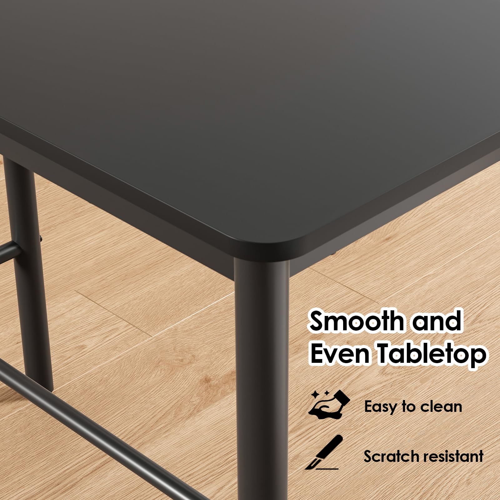 Snapklik.com : Farini 47 Inch Bar Table, Bar Height Pub Table, Counter ...