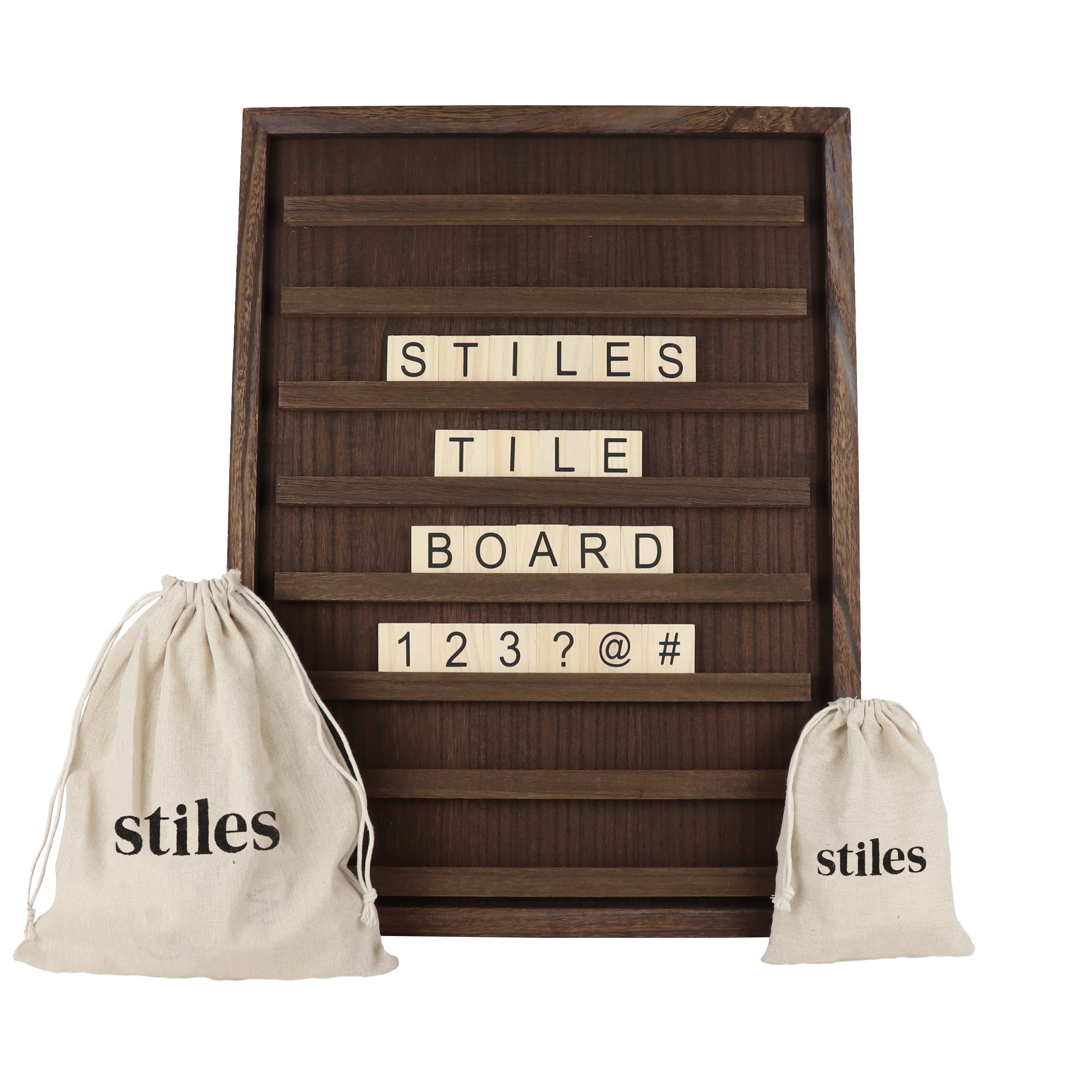 Amazon.com : Stiles 23"x17" Tile Letter Board Sign Set, Wooden Message ...