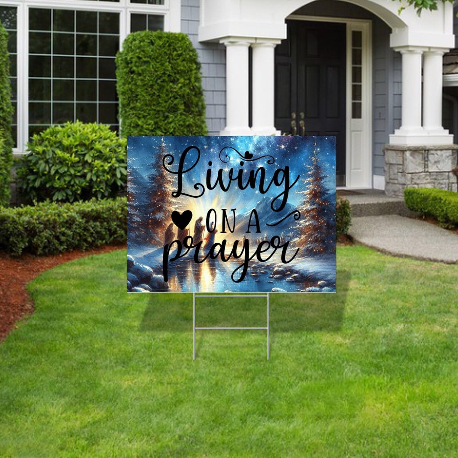 Spiritual Plastic Outside House Signs
