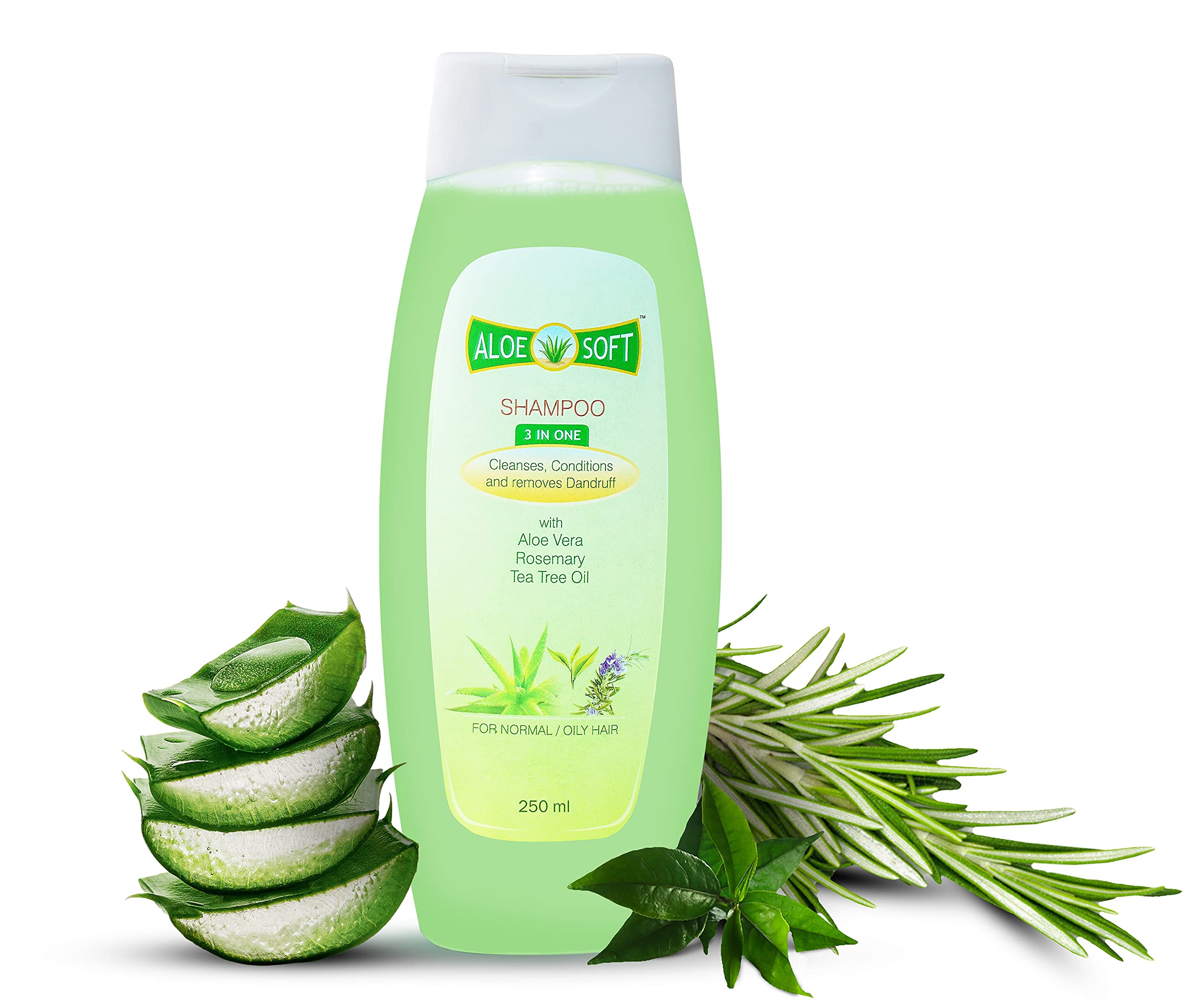 Aloe Soft 3 In 1 Shampoo For Normal Oily Hair | Desertcart INDIA