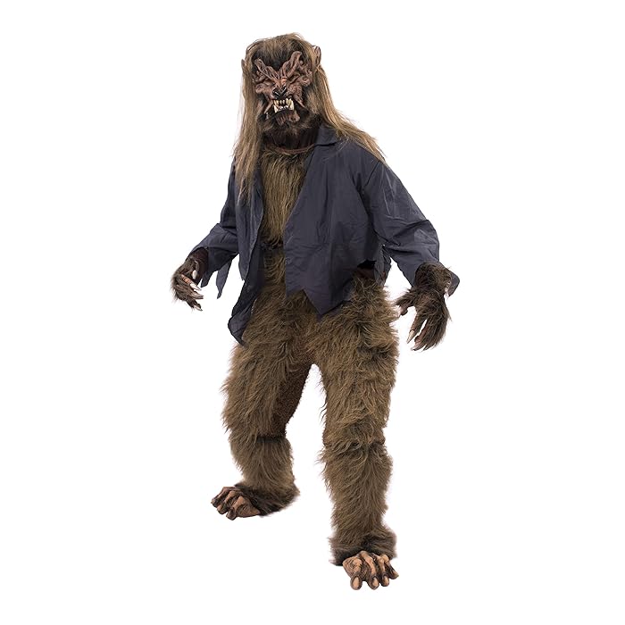 Buy Zagone Studios Lone Wolf Werewolf Mask, Wolf Shirt, Wolf Gloves ...