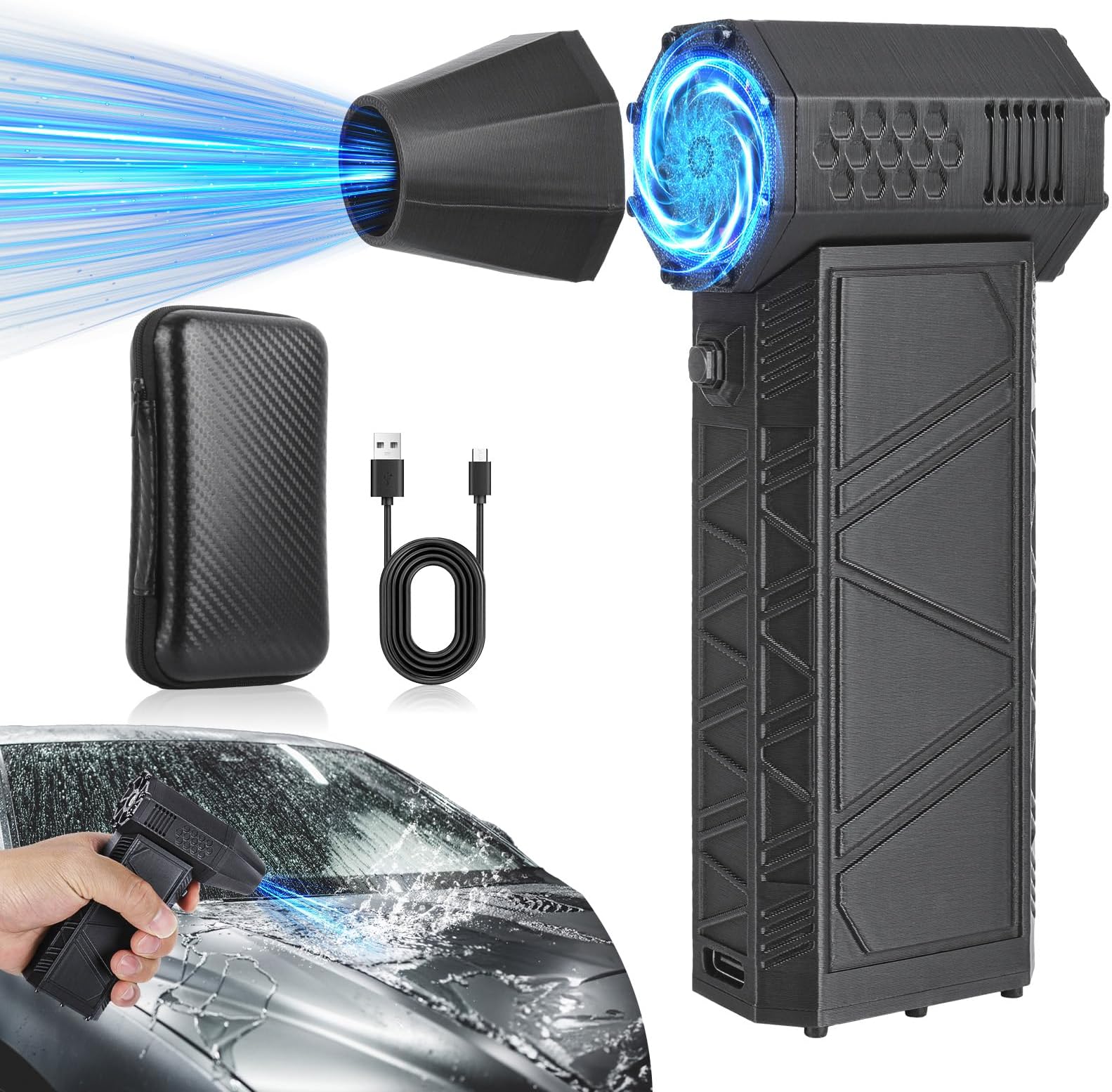 Amazon.com: CCV Plumero de aire comprimido – Plumero eléctrico de aire ...