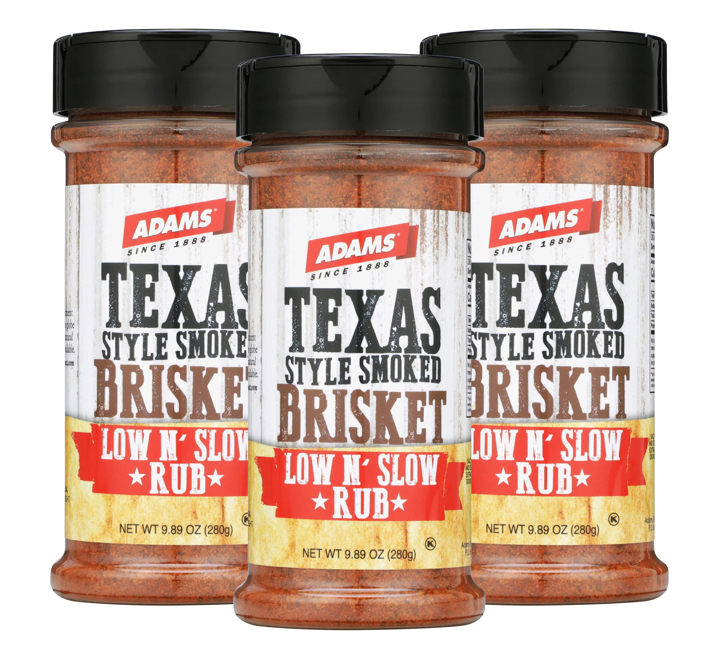 Amazon.com : Adams Texas Style Smoked Brisket Low N’ Slow Rub, 9.89 ...