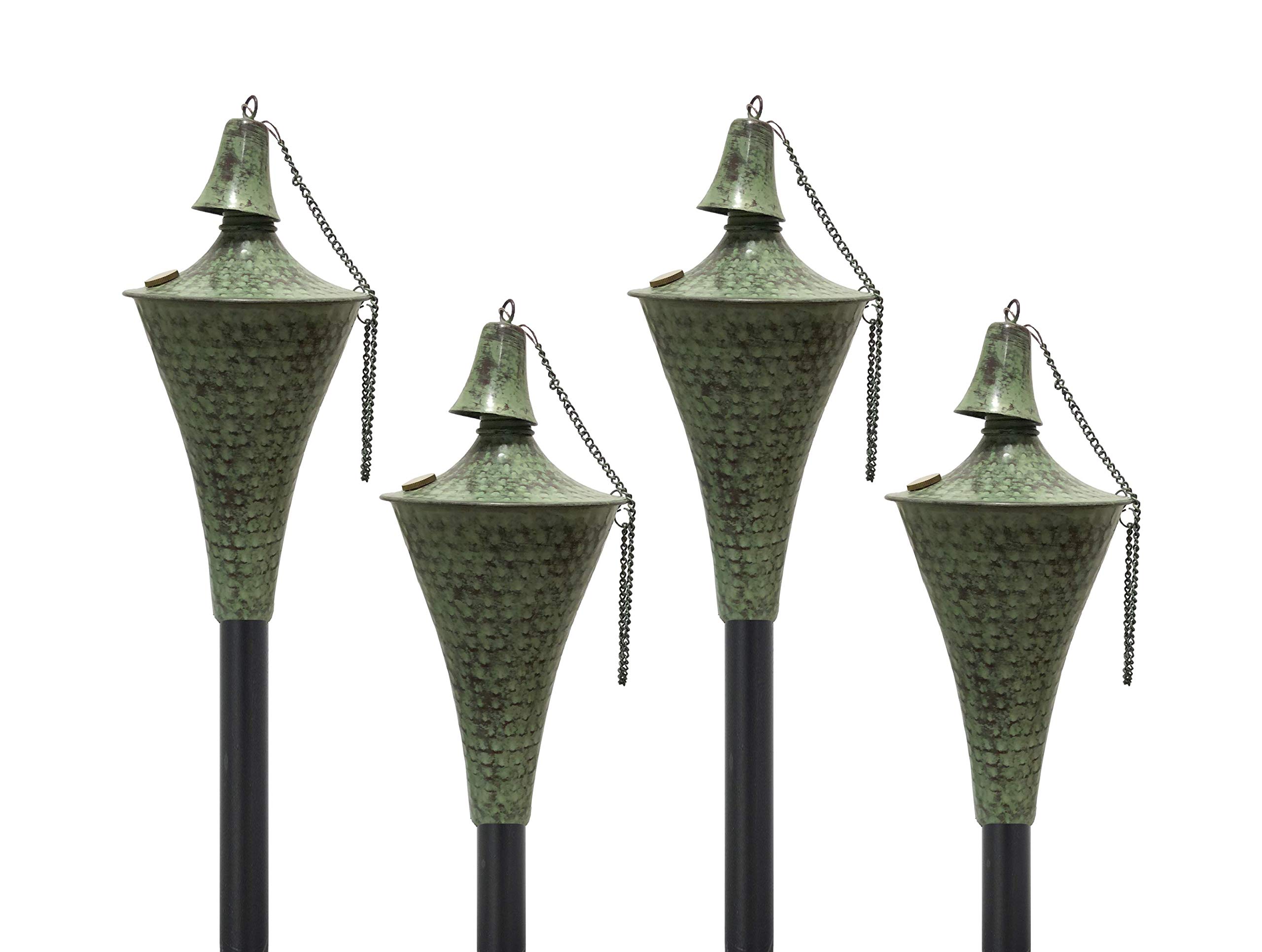 Set Of 4 Oahu Premium Metal Torches 53 Tall Tiki | Desertcart UAE
