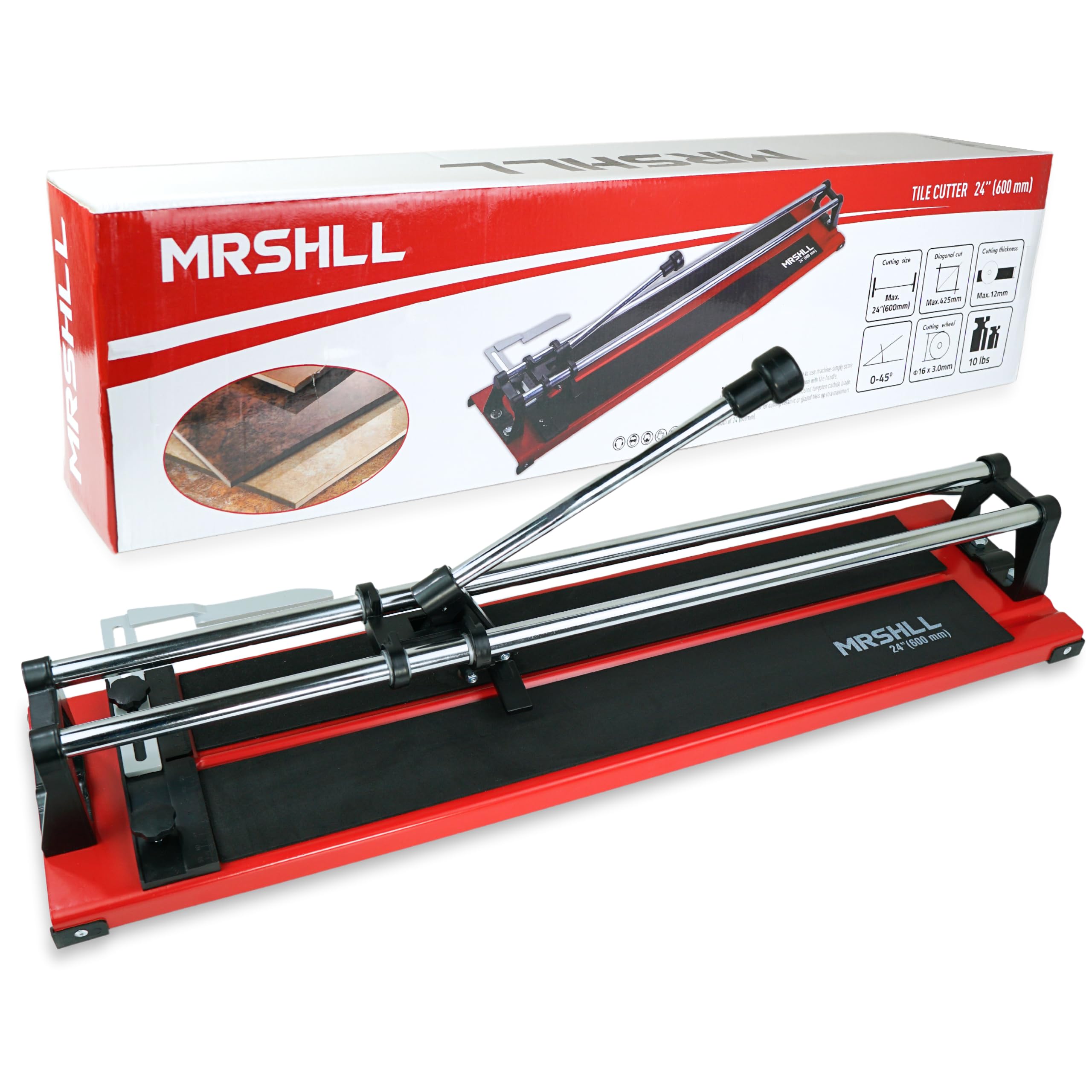 24 Inch Manual Tile Cutter - Porcelain Ceramic Tile Cutter with ...