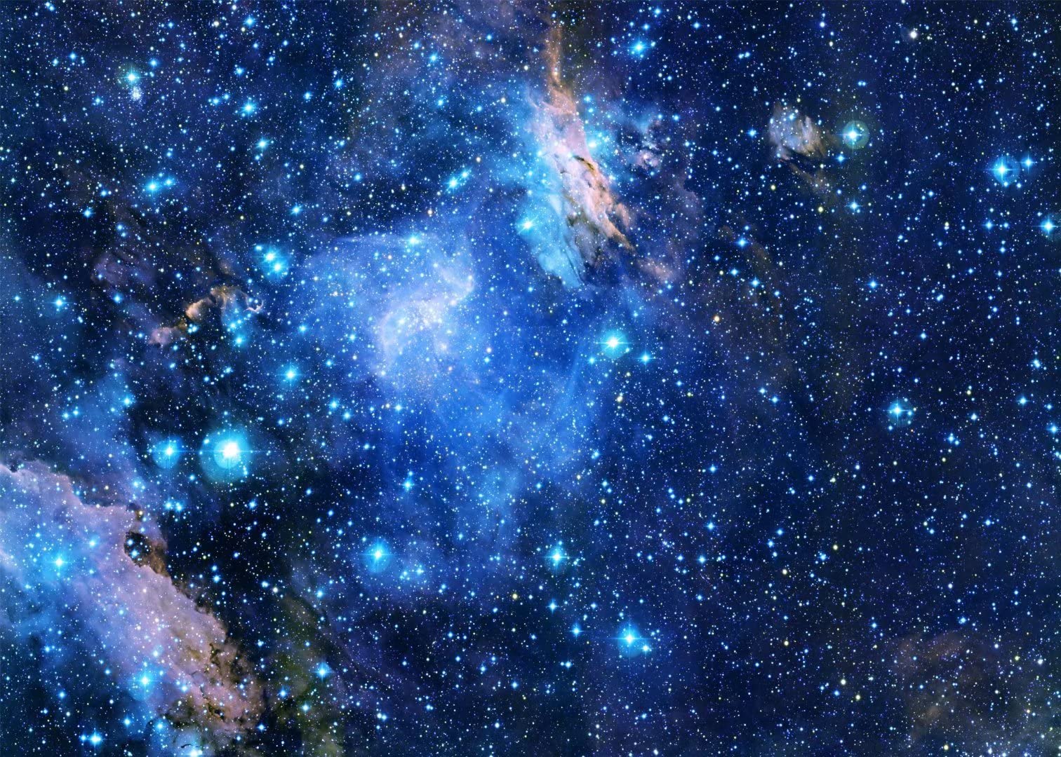 Buy BELECO 5x4ft Fabric Cosmic Space Galaxy Backdrop Starry Sky Nebula ...