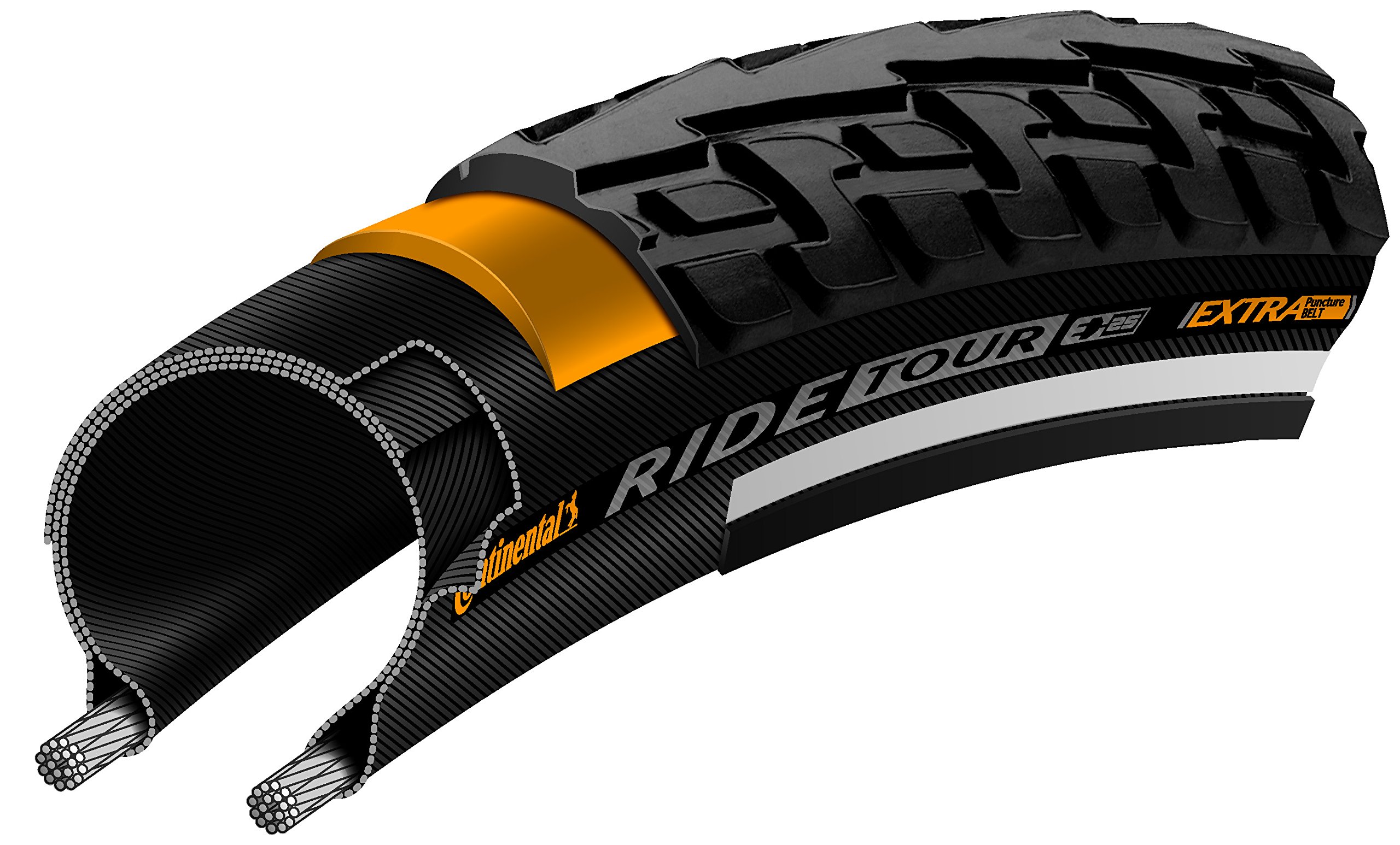 Buy Continental Ride Tour Replacement Bike Tire Extra Puncture