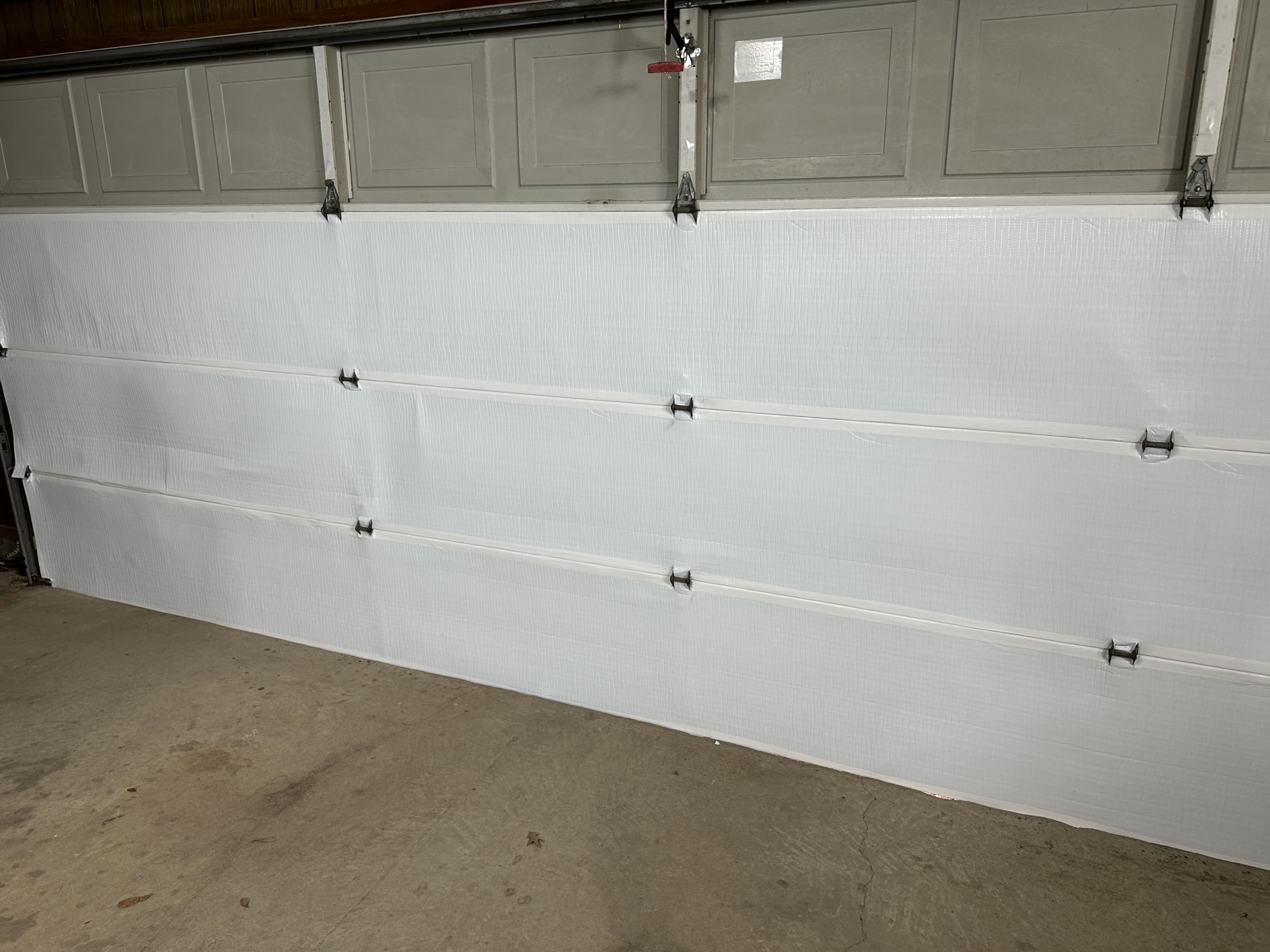 BlueTex Insulationㅤ White Reflective Foam Core Tearproof 2 Car Garage ...