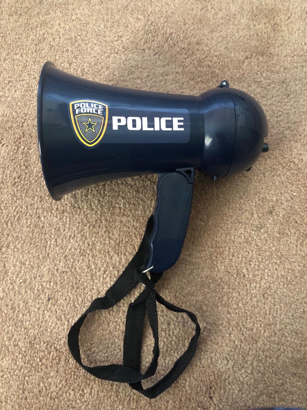 Amazon.com: Megaphone for Kids - Pretend Police Costume for Kids ...