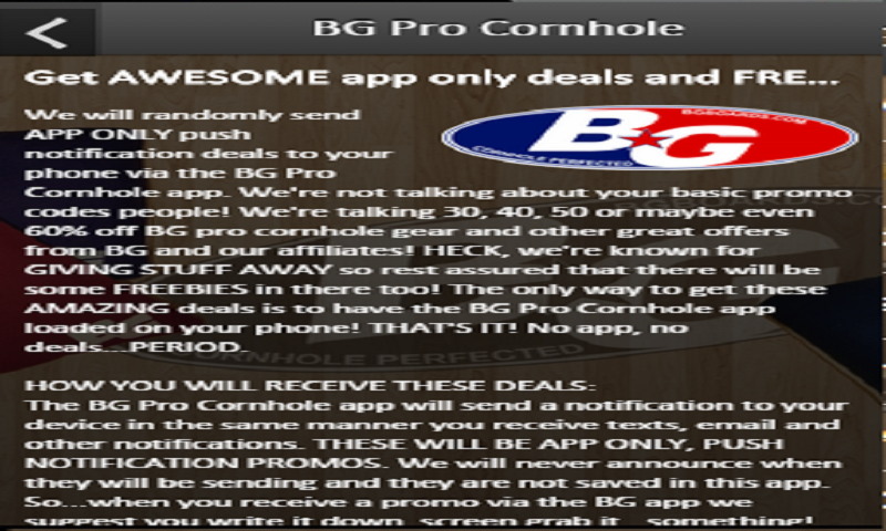 BG Pro Cornhole - App on Amazon Appstore
