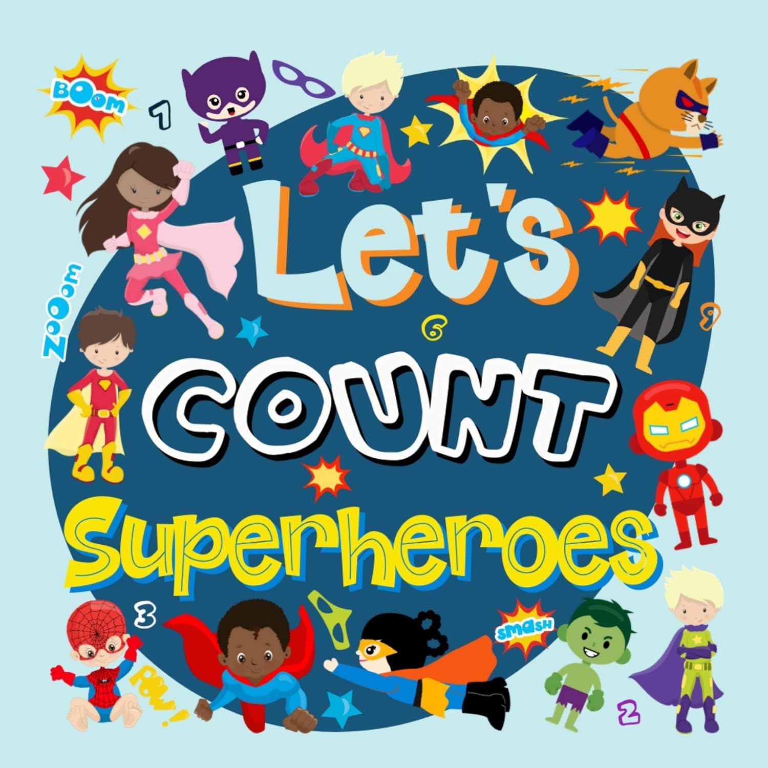 Let's Count Superheroes: Activity and Fun Book for Preschoolers ...
