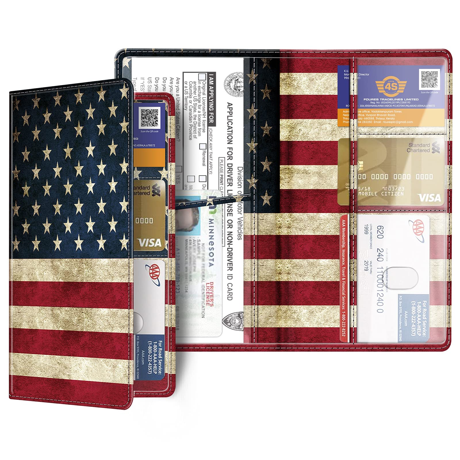 Buy FINPAC Car Registration and Insurance Holder, Vehicle Glovebox Card ...