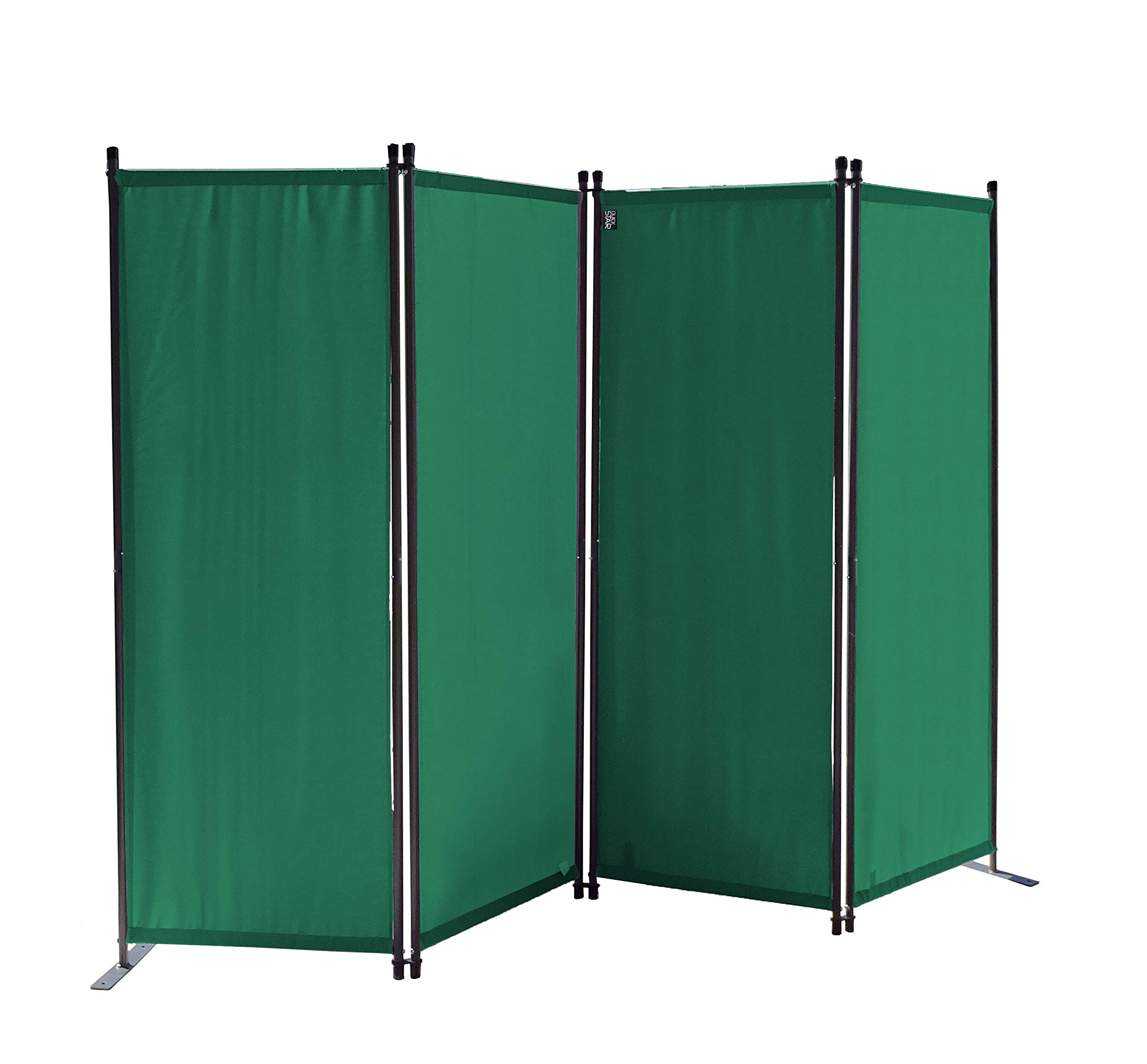 Buy QUICK STAR Paravent 220 x 165 cm Fabric Room Devider Garden 4-Part ...