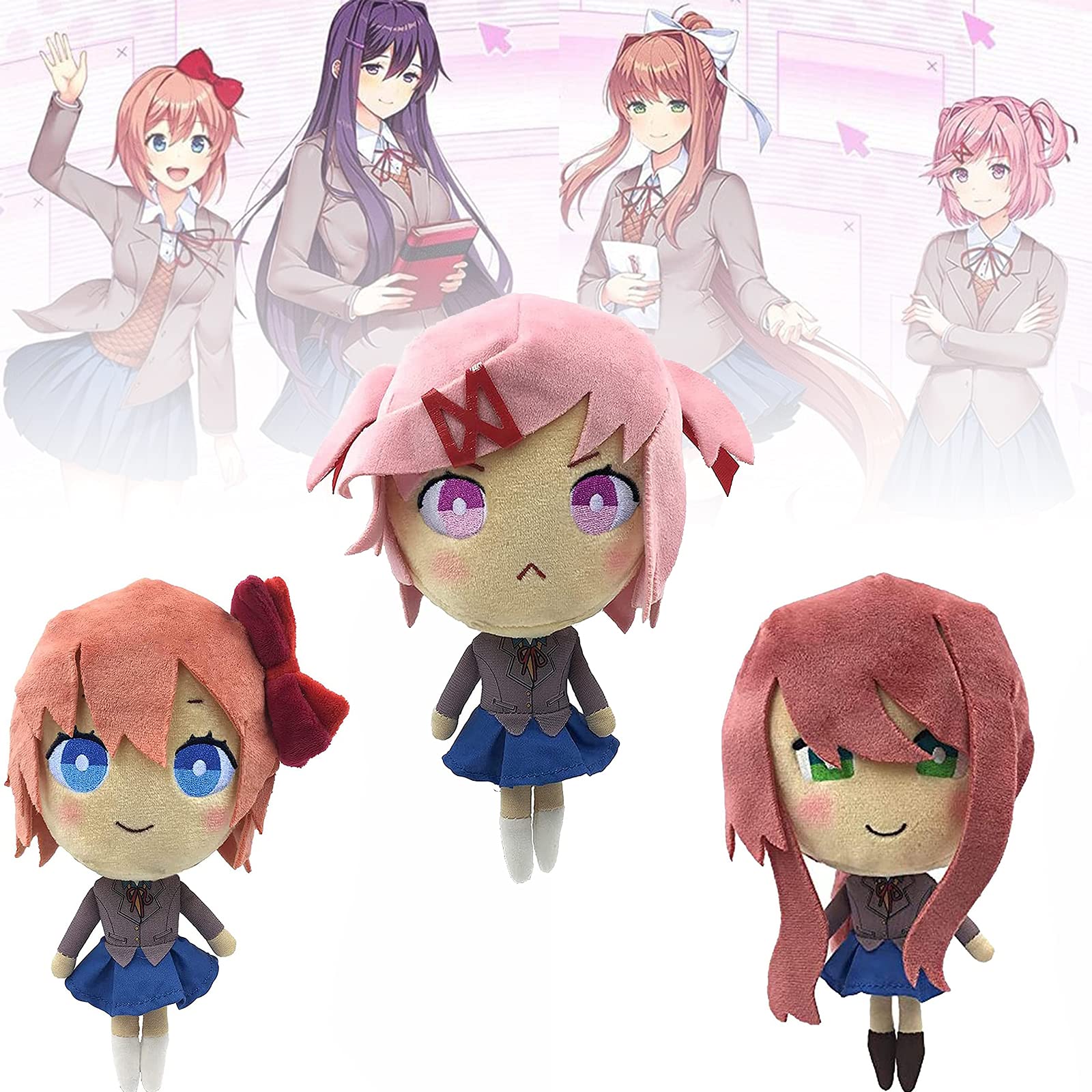 Doki Doki Literature Club Plush 8 5 Inches Cute Natsuki | Desertcart INDIA