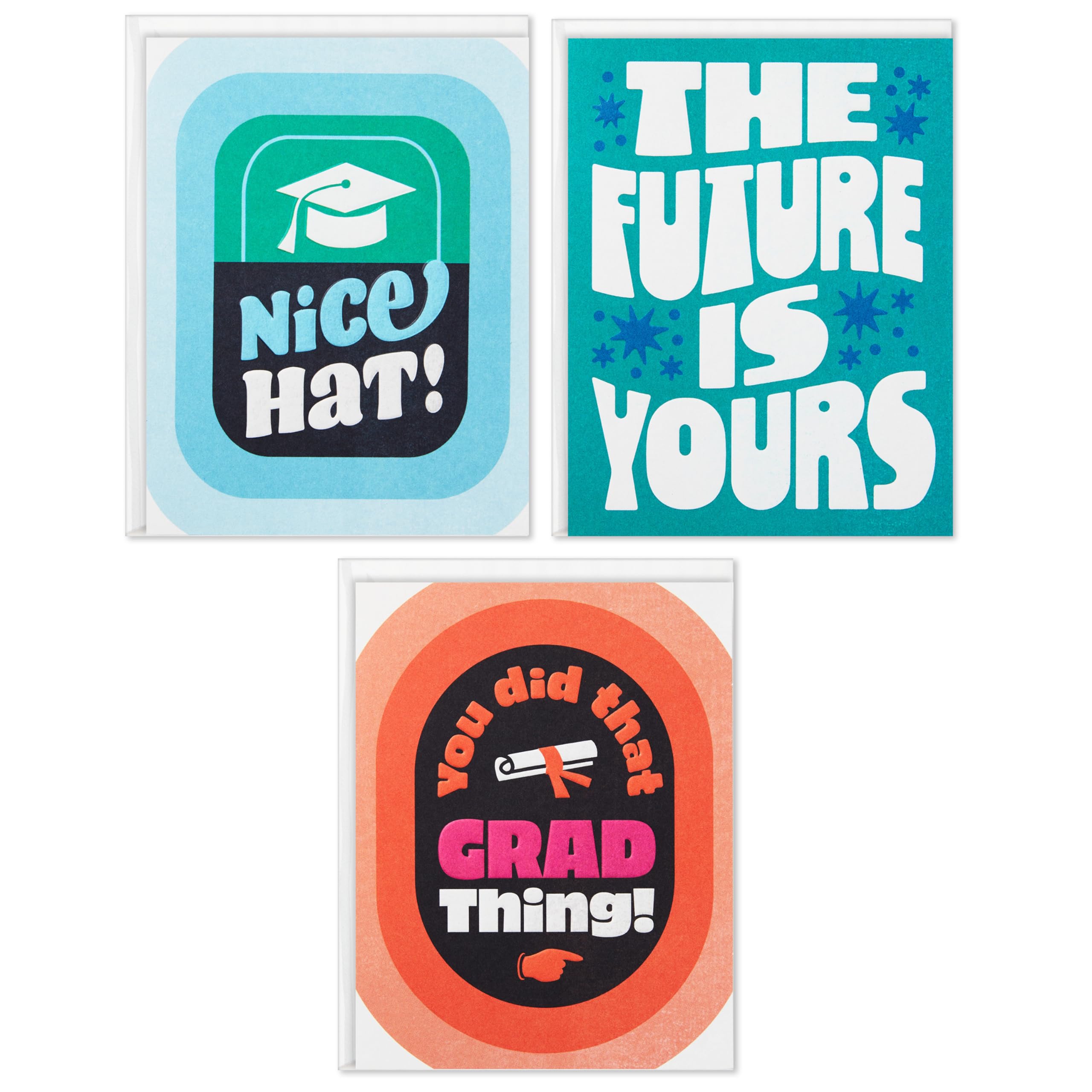 Amazon.com: Hallmark Good Mail Graduation Cards Assortment, So Proud of ...