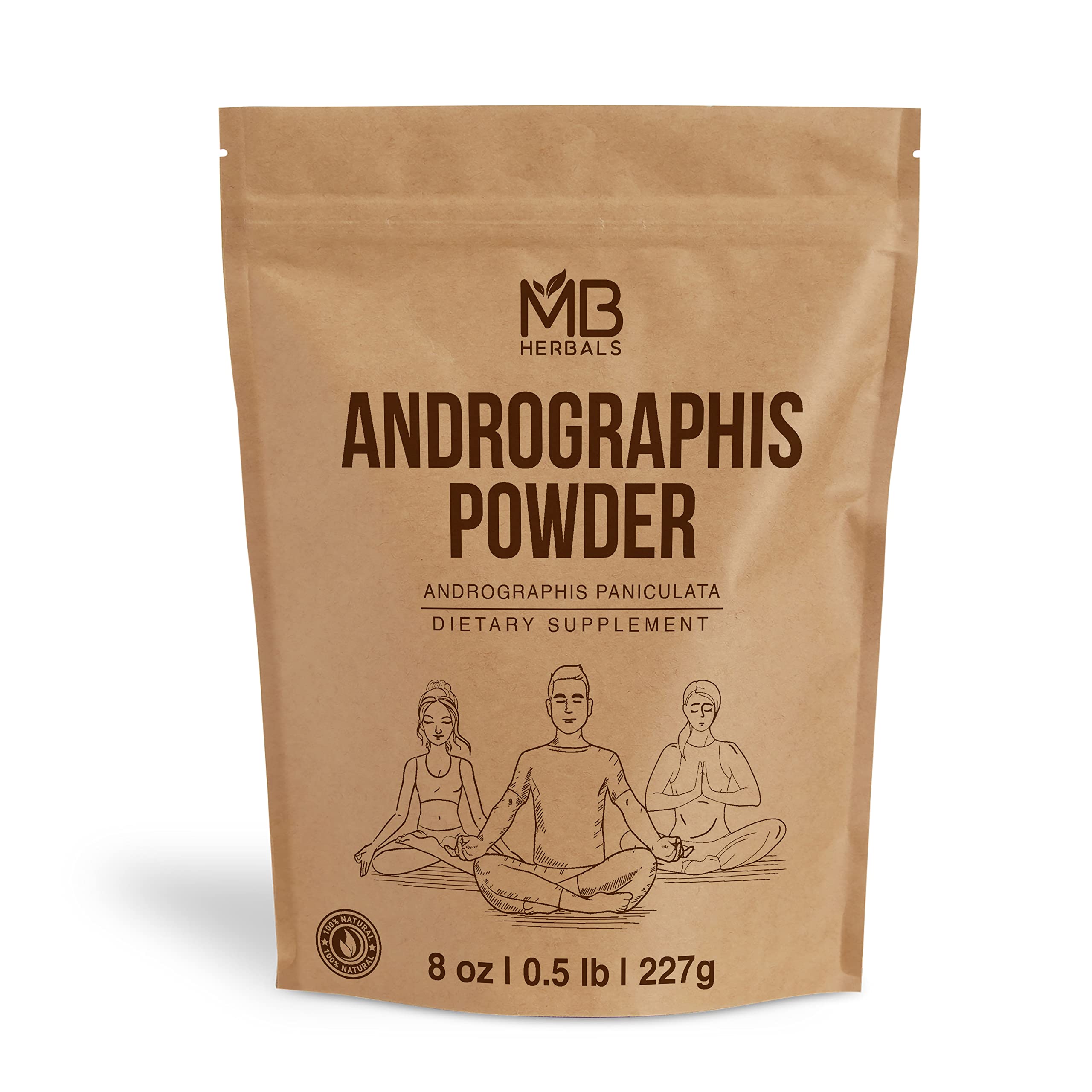 Amazon.com: MB Herbals Andrographis Powder 8 oz / 227G (0.5 lb) Kalmegh ...