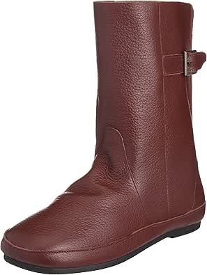 Amazon.co.jp: [フレーバー] ペタンコレザーブーツ AR5963-1 (ダークブラウン/XL)