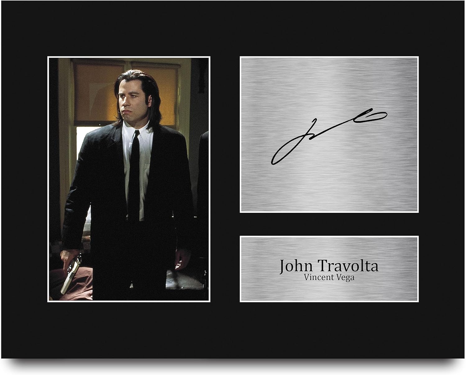 Amazon.com: HWC Trading John Travolta Pulp Fiction Gifts Printed Signed ...