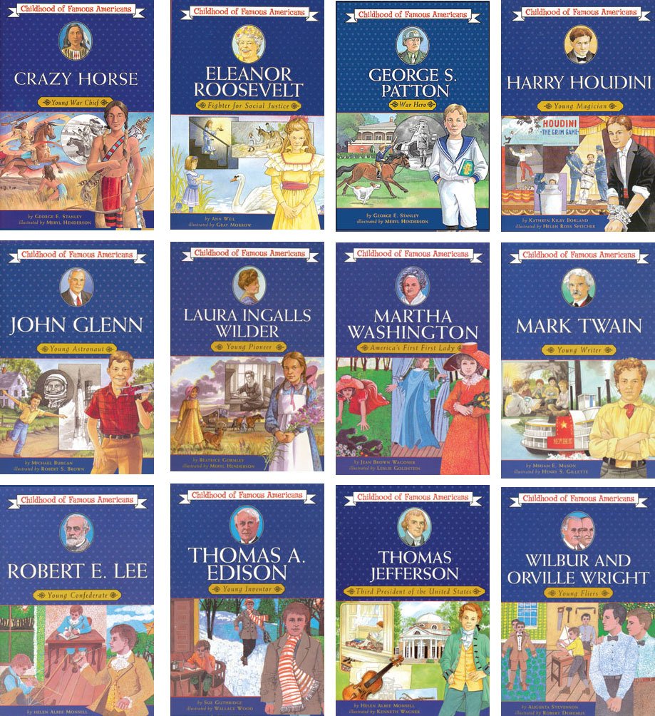 Childhood of Famous Americans Series Set of 50 Volumes Including ...