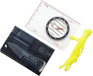 Tool Logic CX33-T Survival Card Combination with Light and Full Size ...