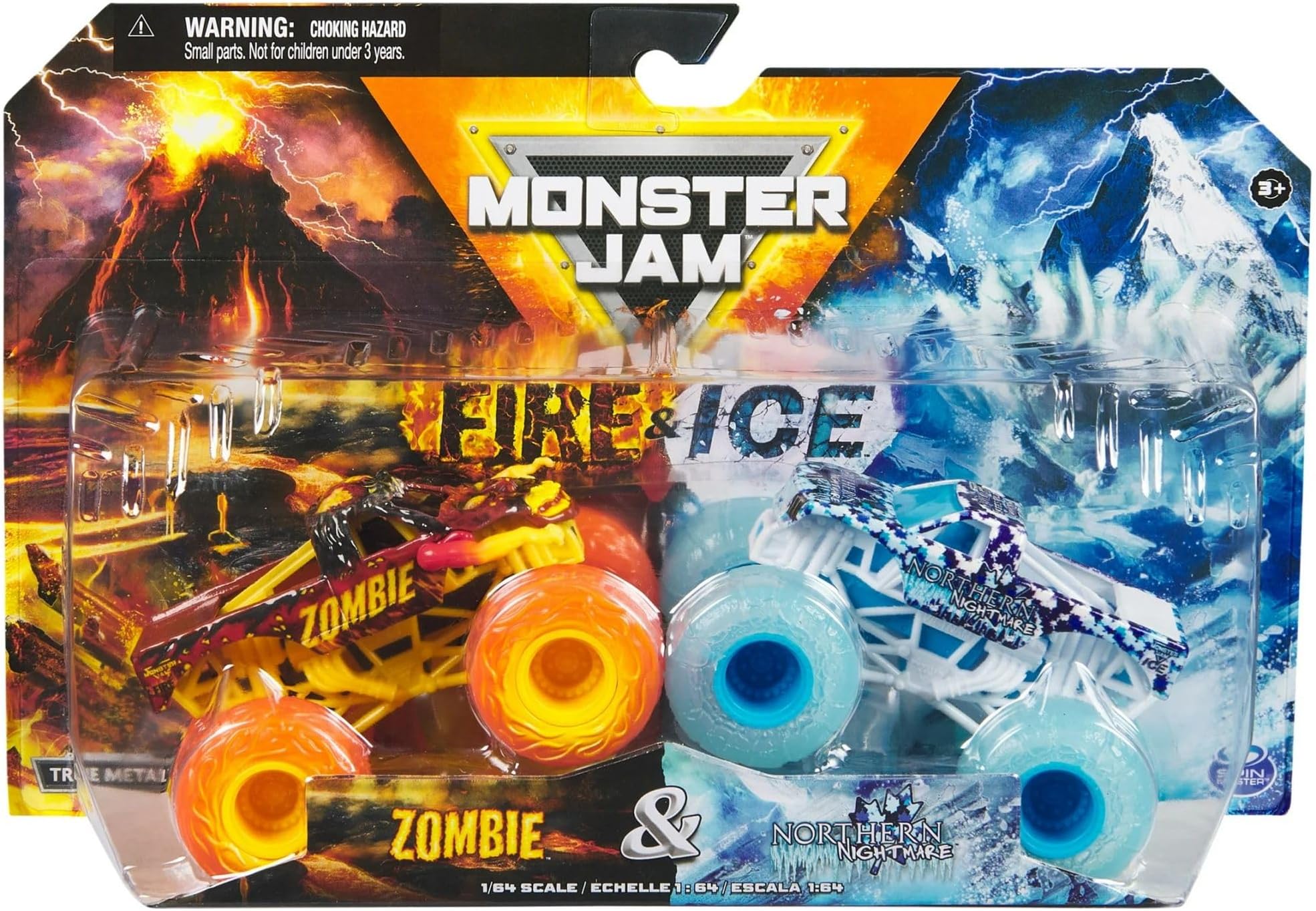 Amazon.com: Monster Jam Official 1:64 Scale Diecast 2-Pack Monster ...