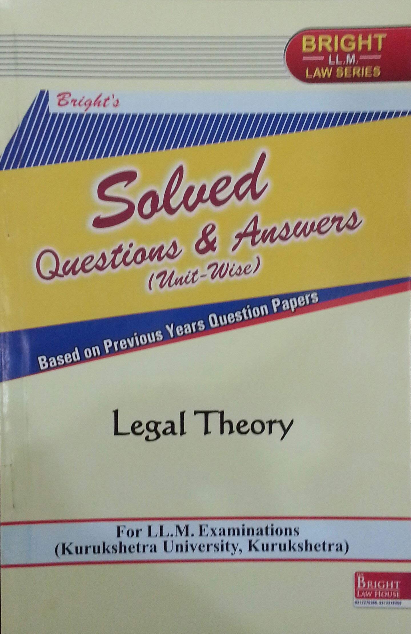 LEGAL THEORY (SOLVED QUESTIONS & ANSWERS) [FOR LLM STUDENTS] : Amazon ...