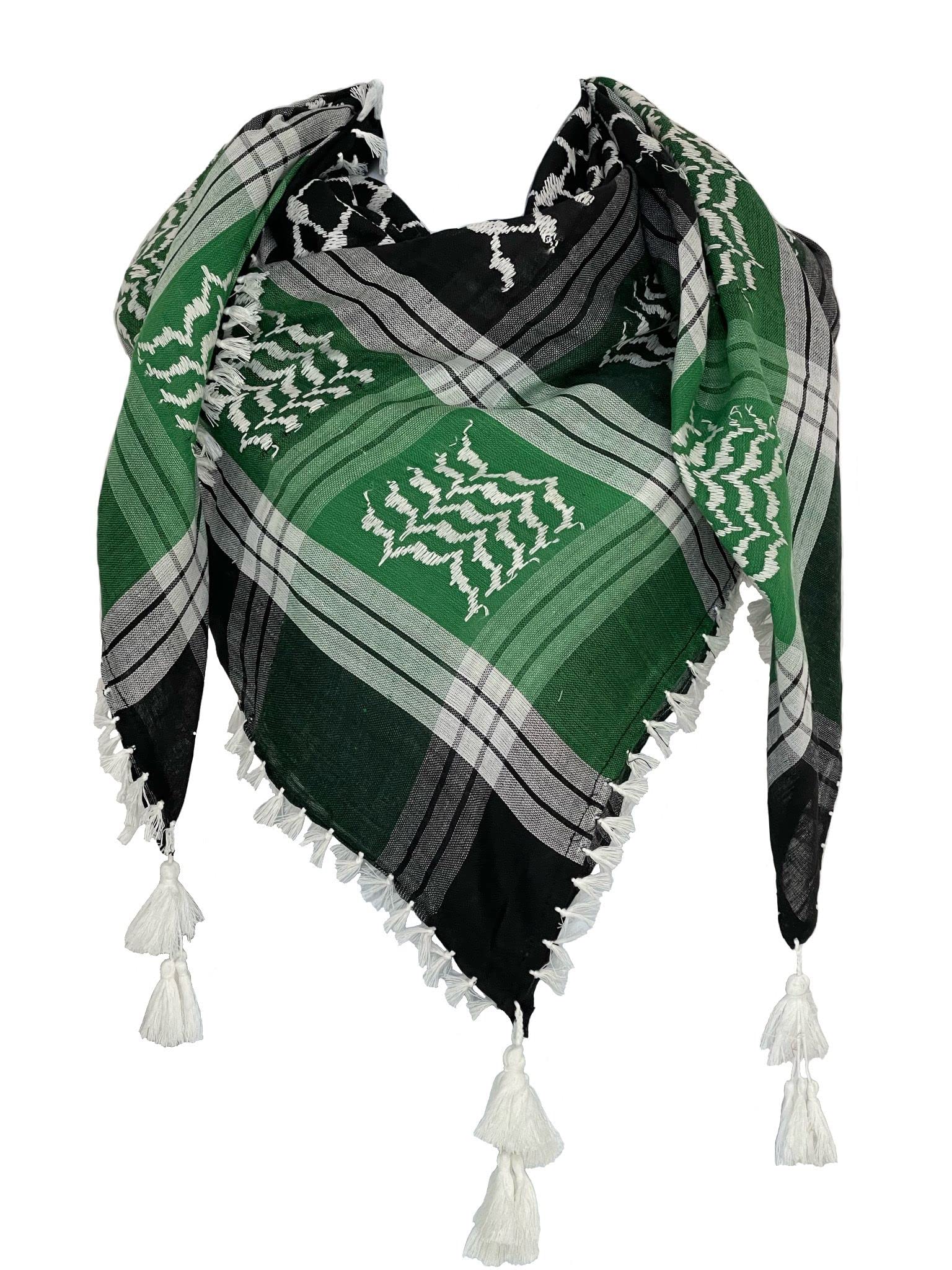 Buy Arab Shemagh Keffiyeh Middle Eastern Head f Neck Wrap Traditional ...