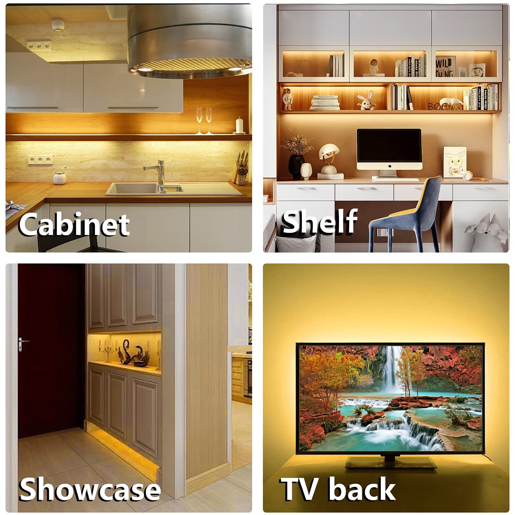 Inside Cabinet Led Lighting Kits Commercial Electric 4 Ft. Plug In