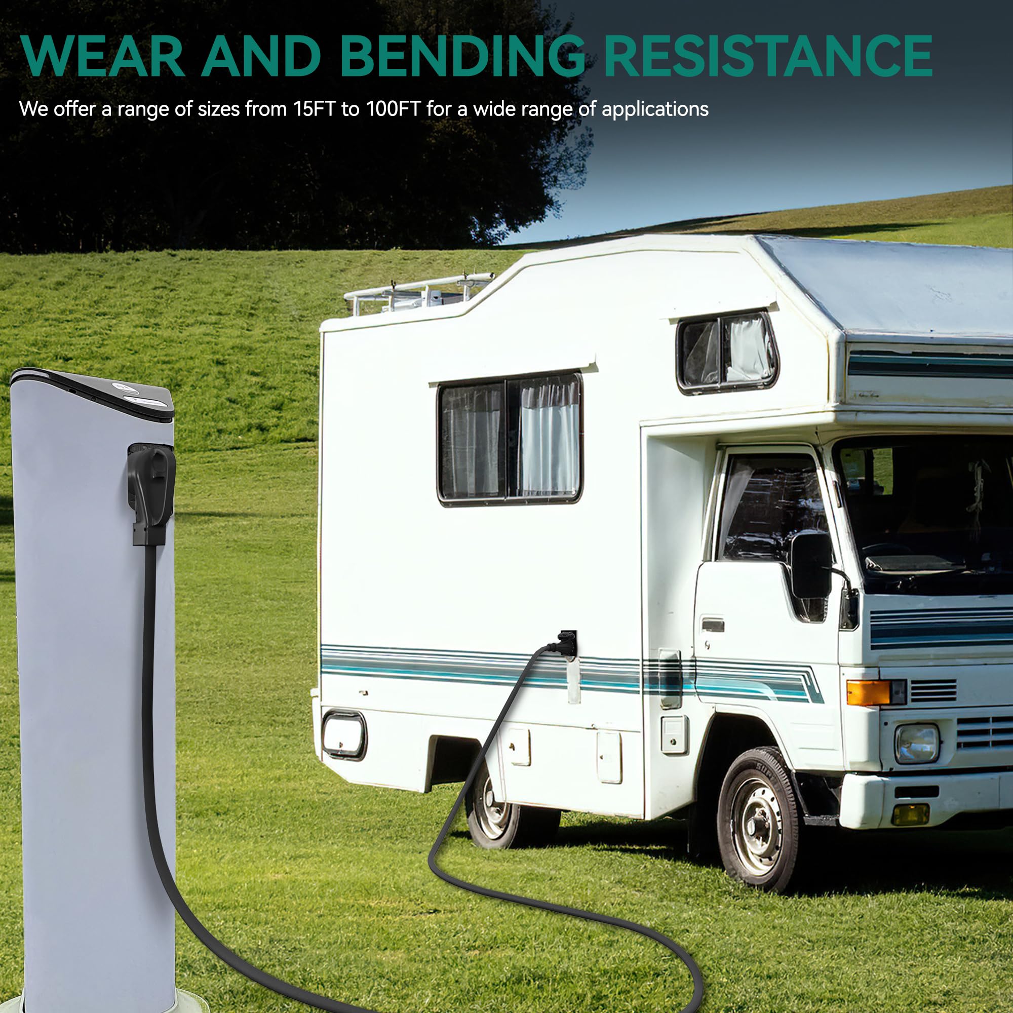 Snapklik.com : YITAHOME 50 Amp 30FT Generator Extension Cord Heavy Duty ...