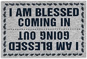 Amazon.com: OhaPrints God Family I Am Blessed Coming in I Am Blessed ...