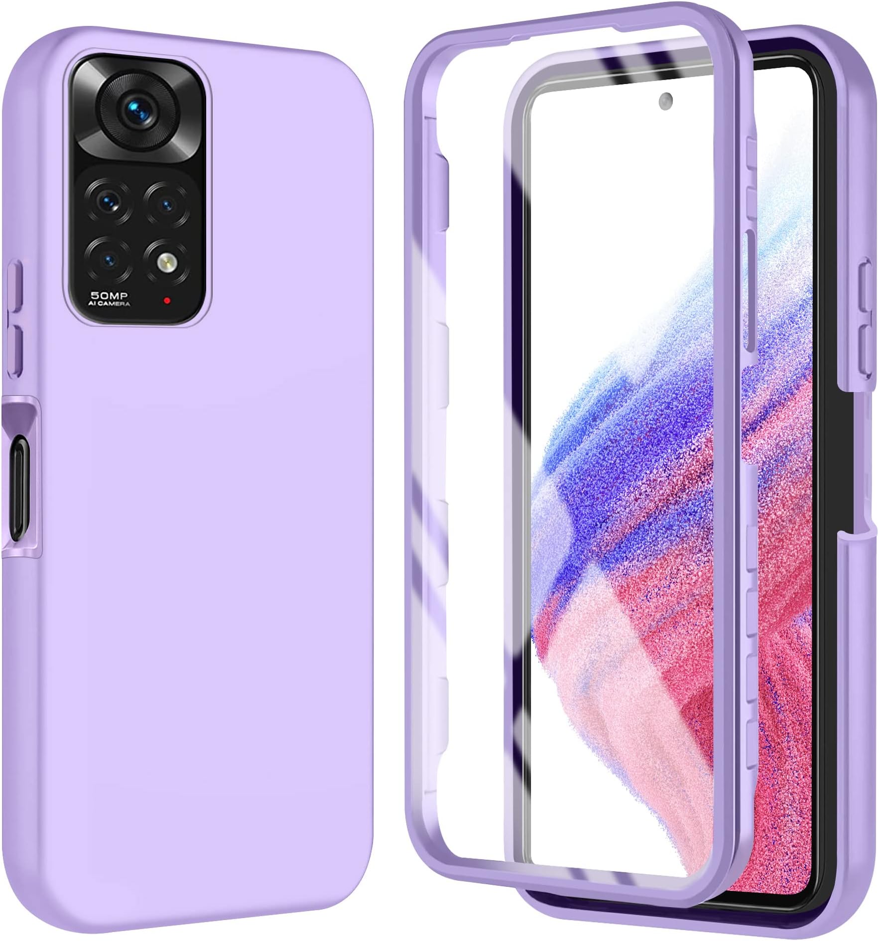 Tawarror Coque pour Xiaomi Redmi Note 11 4G/ Note 11S 4G, 360 Degré ...