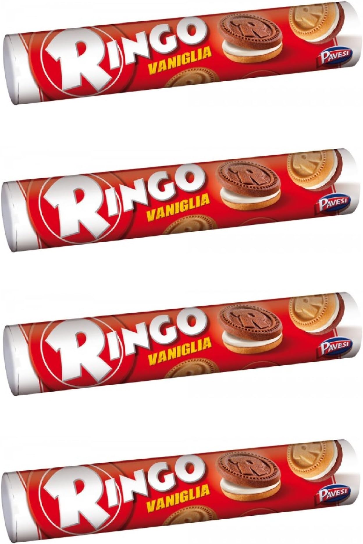 Amazon.com: Pavesi Ringo Sandwich Cookies Filled with Chocolate Cream ...