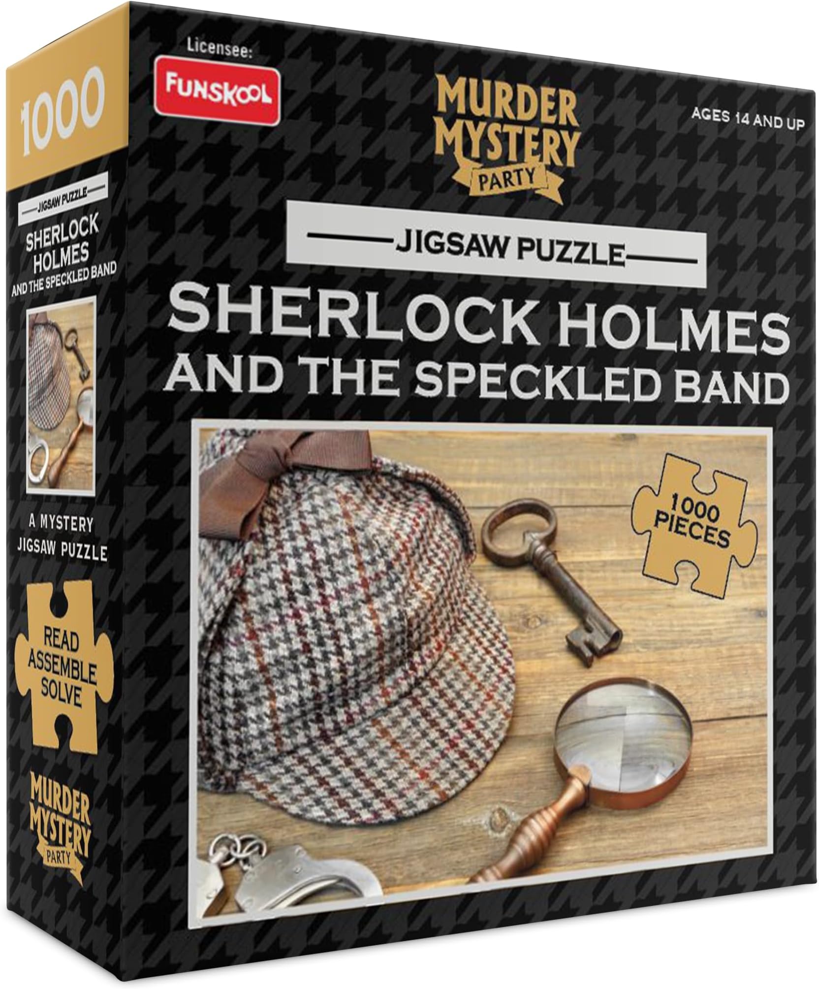 Buy Funskool-Sherlock Holmes and The Speckled Band,Jigsaw, Educational ...