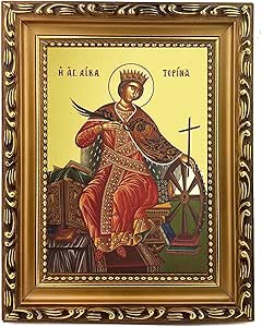 Amazon.com: Icon of Saint Catherine Mt. Sinai The Great Martyr, Of ...